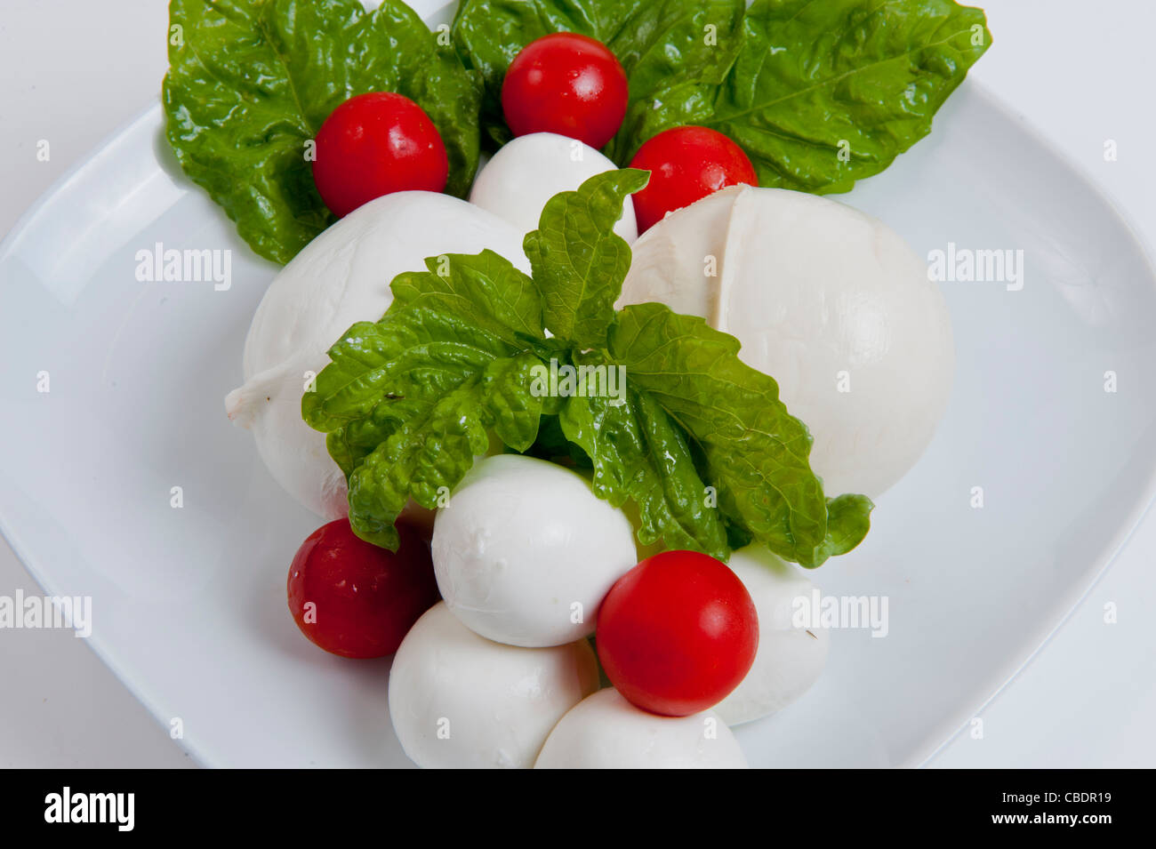 Italian buffalo mozzarella Stock Photo - Alamy