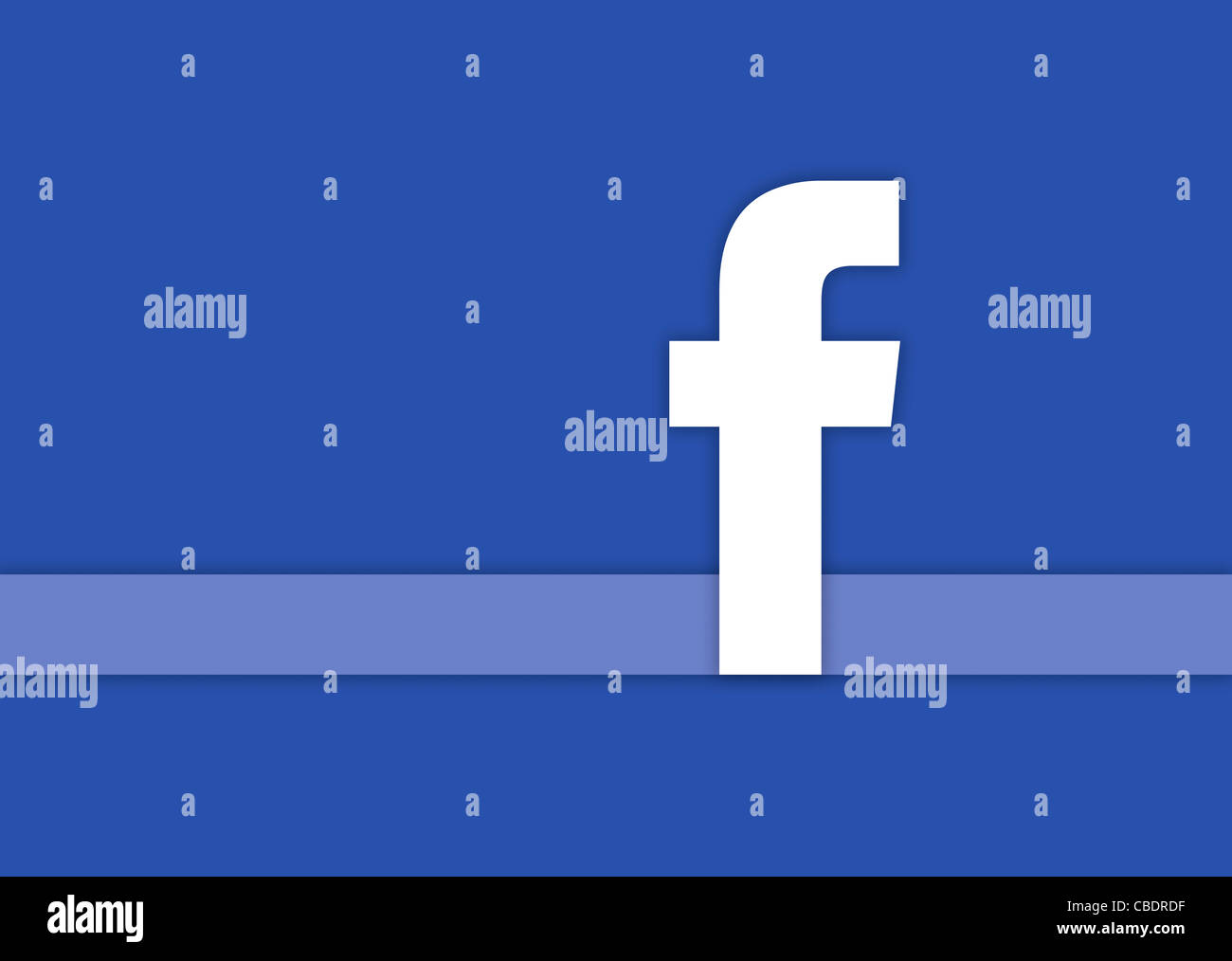 Facebook logo flag symbol emblem hi-res stock photography and images ...