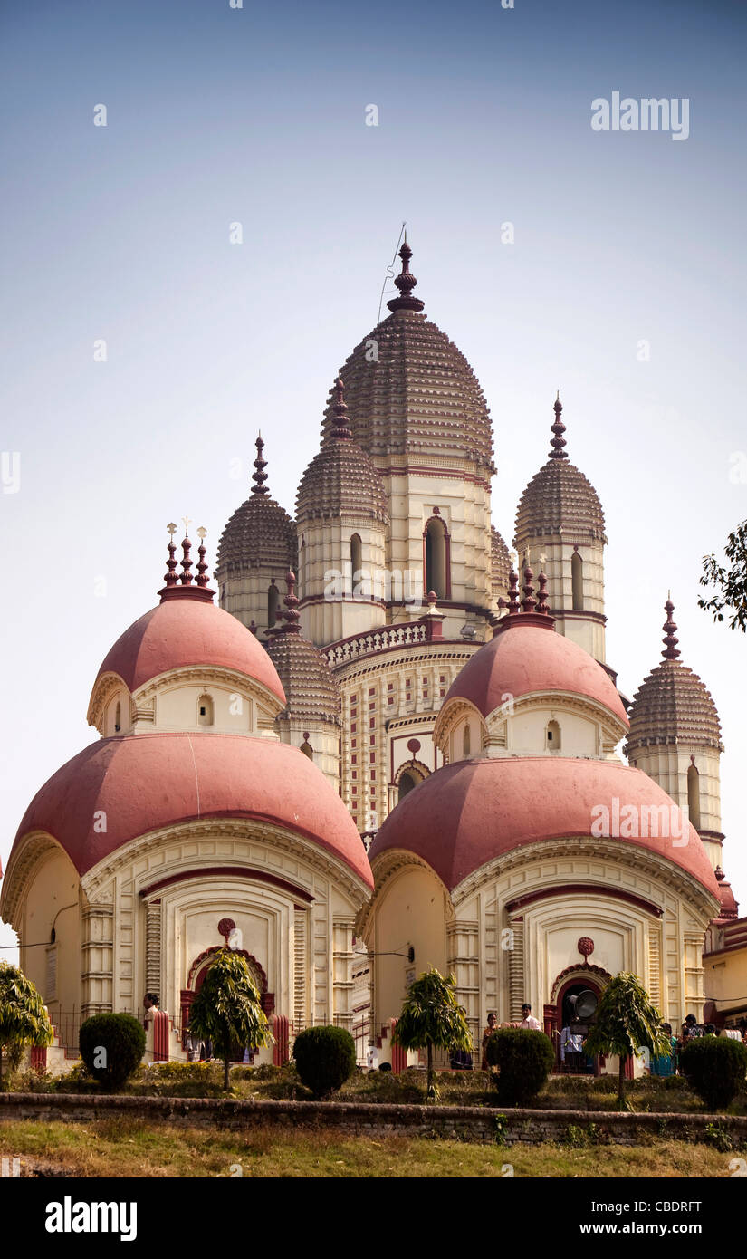 India, West Bengal, Kolkata, Dakshineswar Kali Temple Stock Photo - Alamy