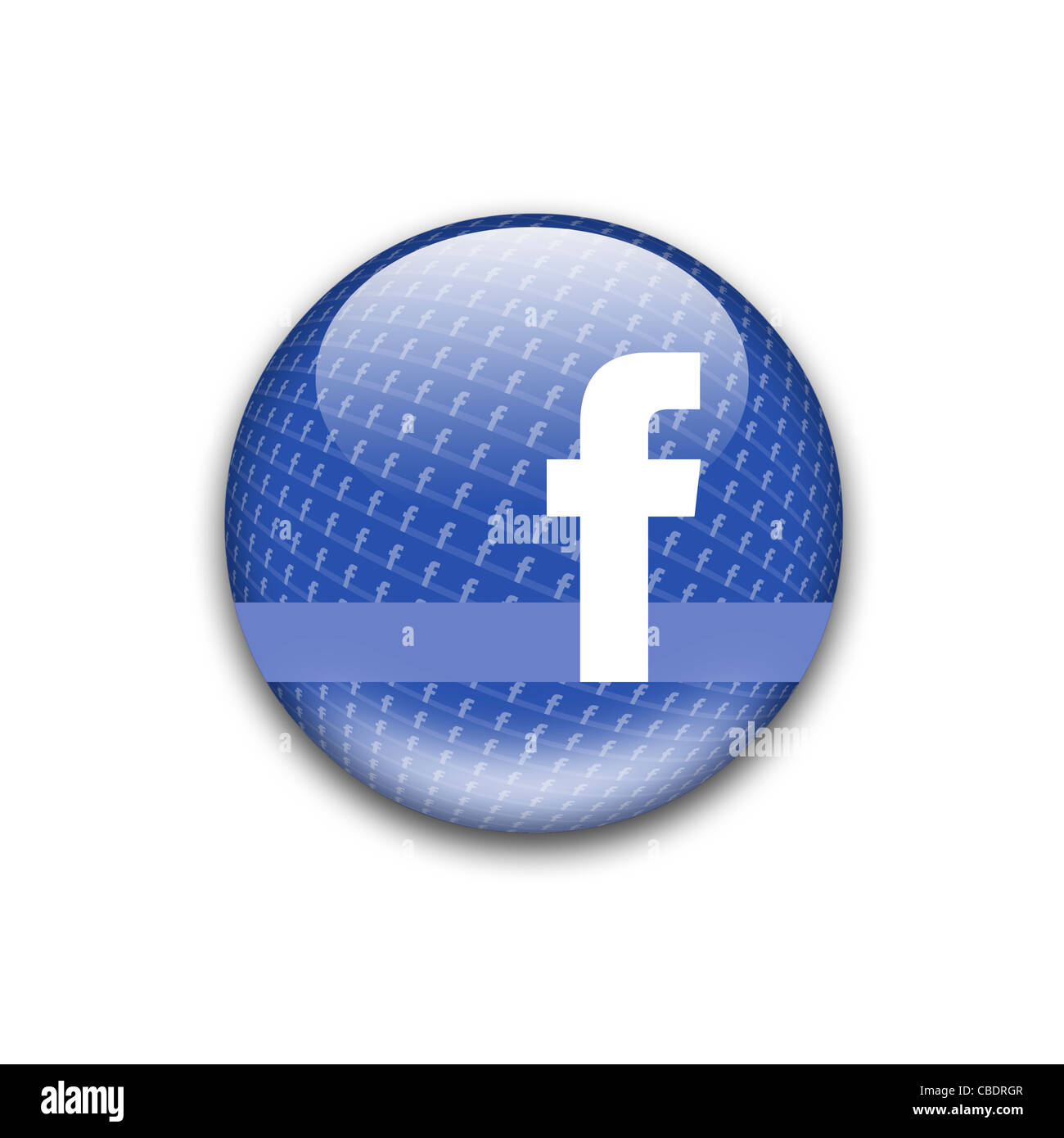 Facebook logo flag symbol emblem hi-res stock photography and images ...