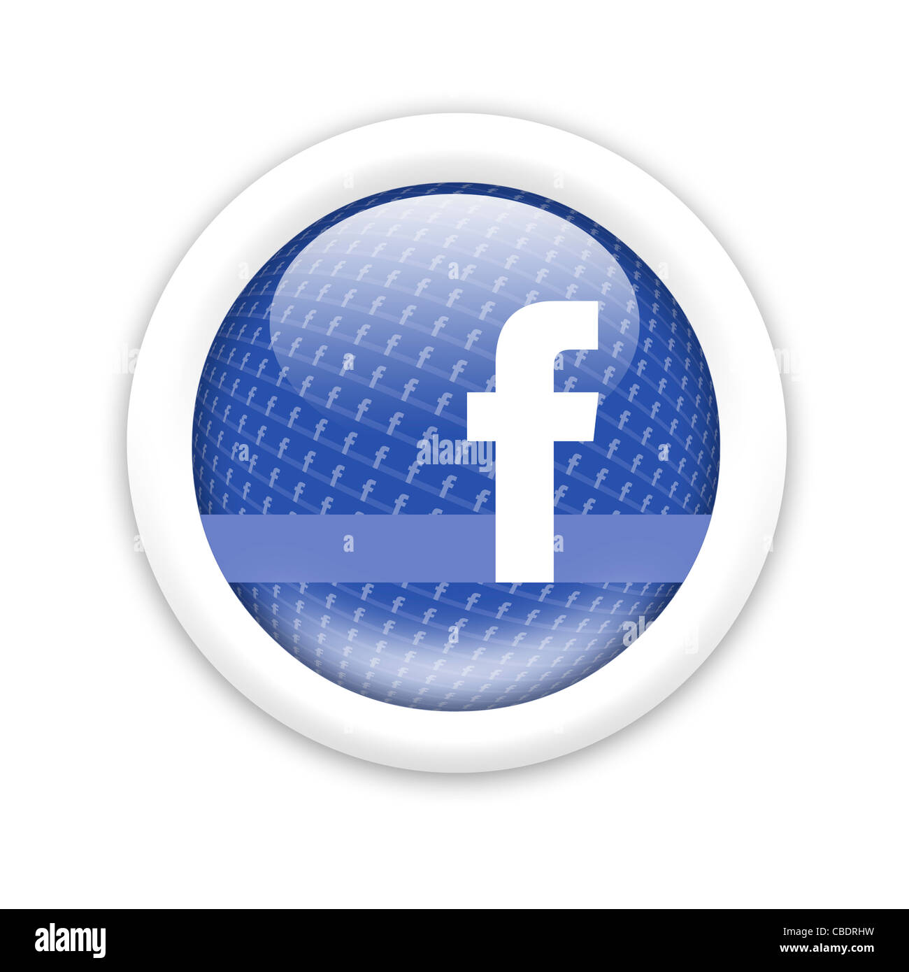 Facebook logo flag symbol emblem hi-res stock photography and images ...