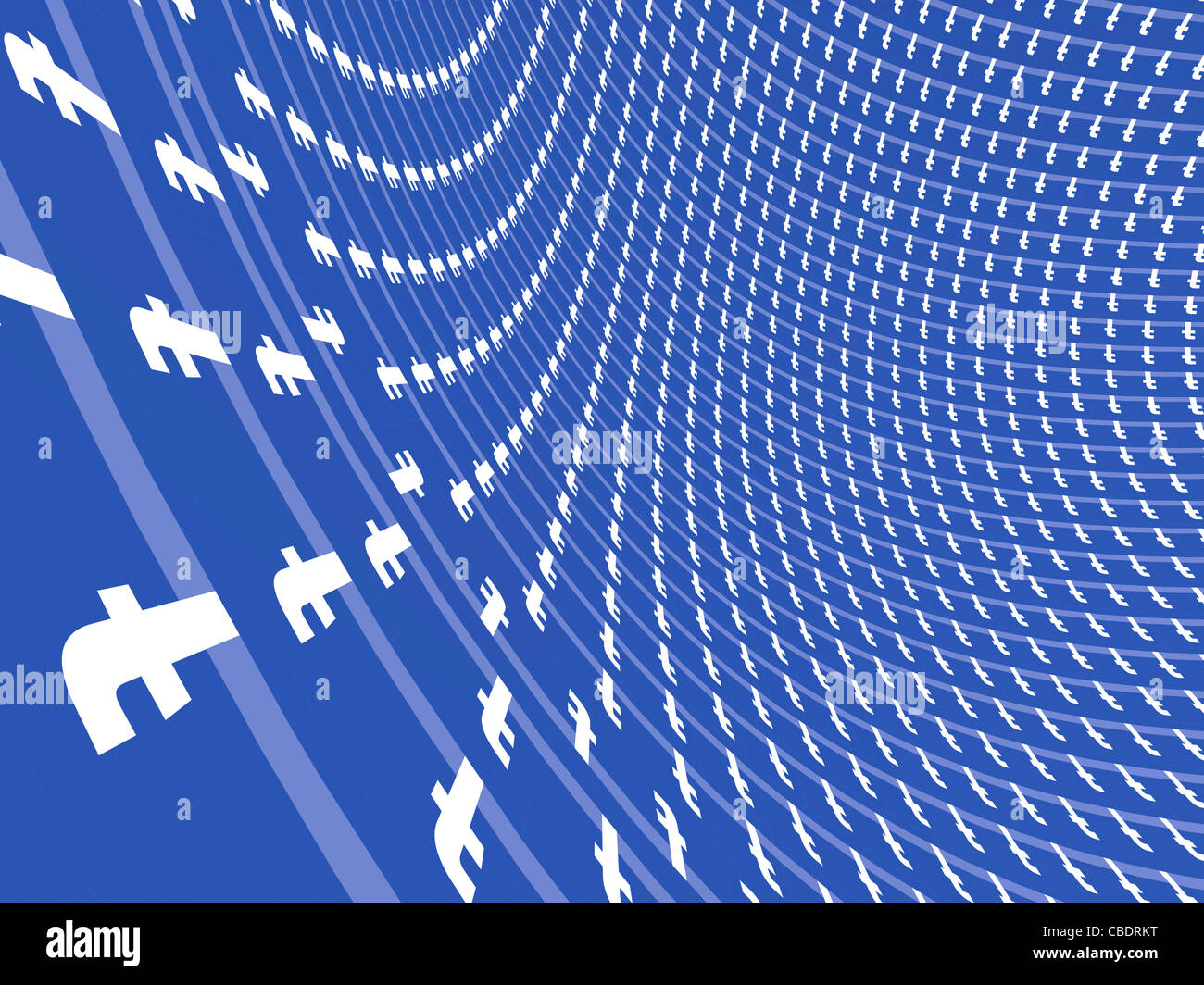 Facebook logo flag symbol emblem hi-res stock photography and images ...