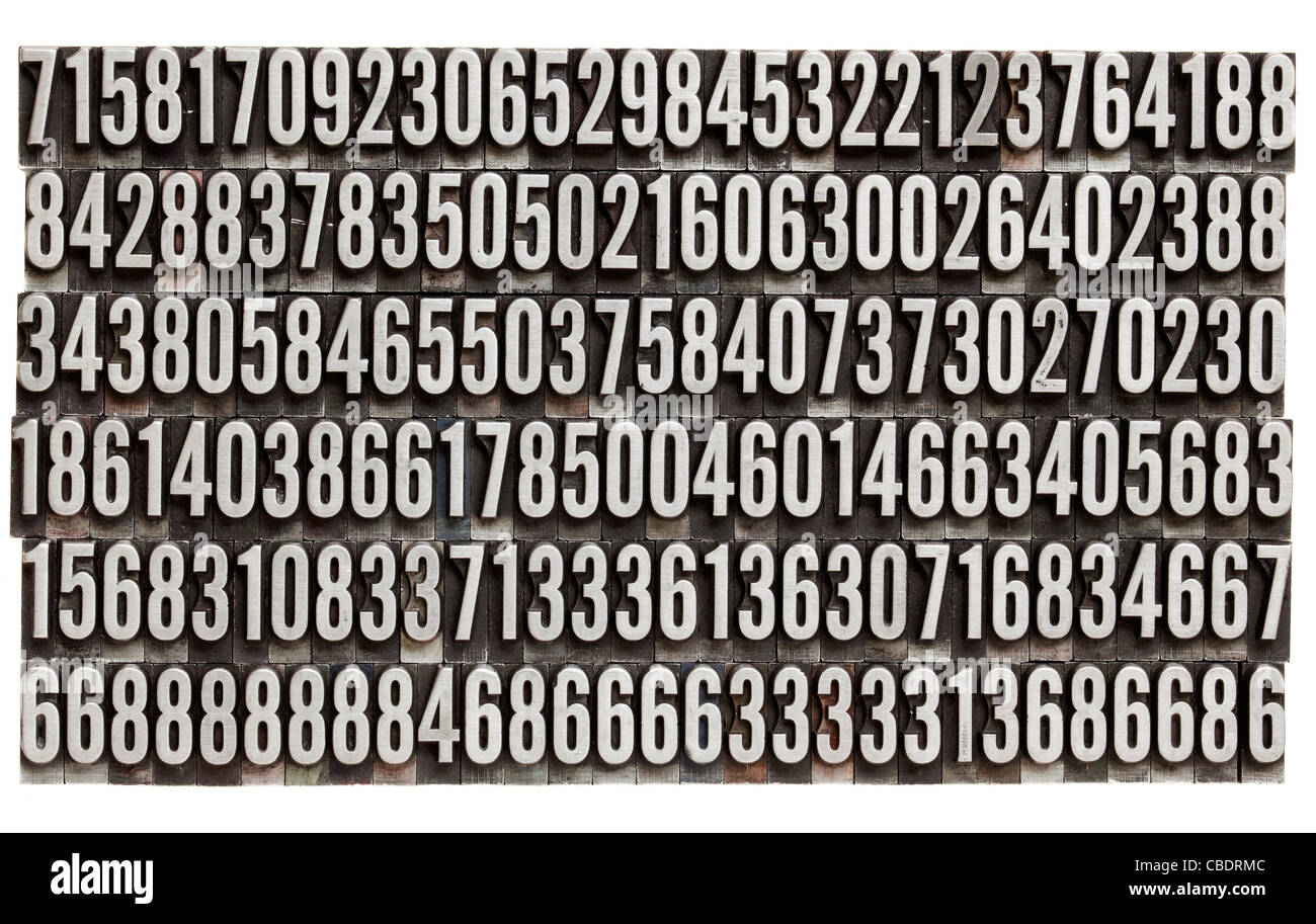 Numerical blocks hi-res stock photography and images - Alamy