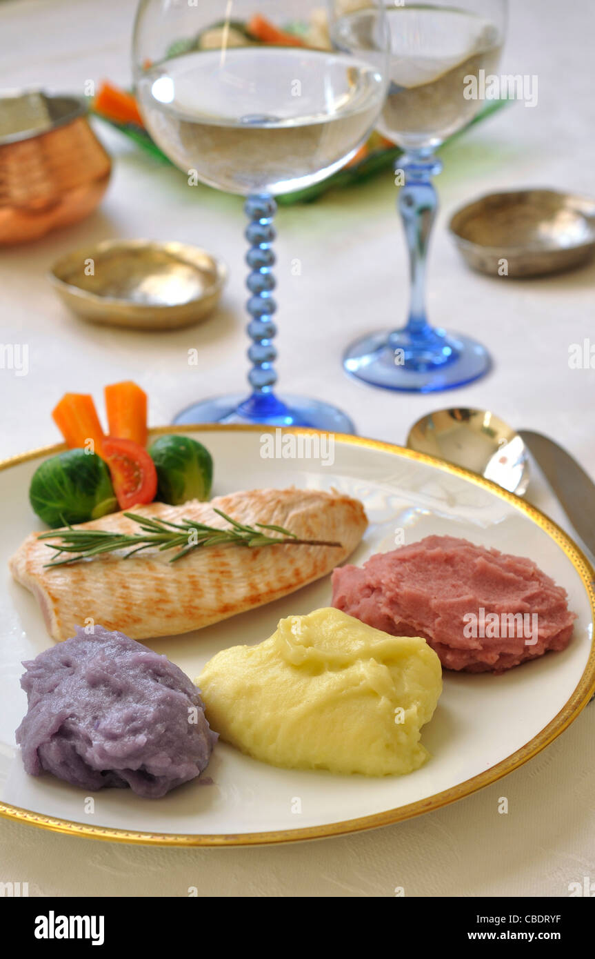 colorful mesh potatoes Stock Photo - Alamy