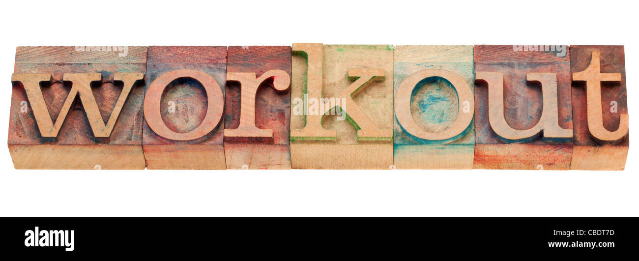 Exercise word hi-res stock photography and images - Alamy