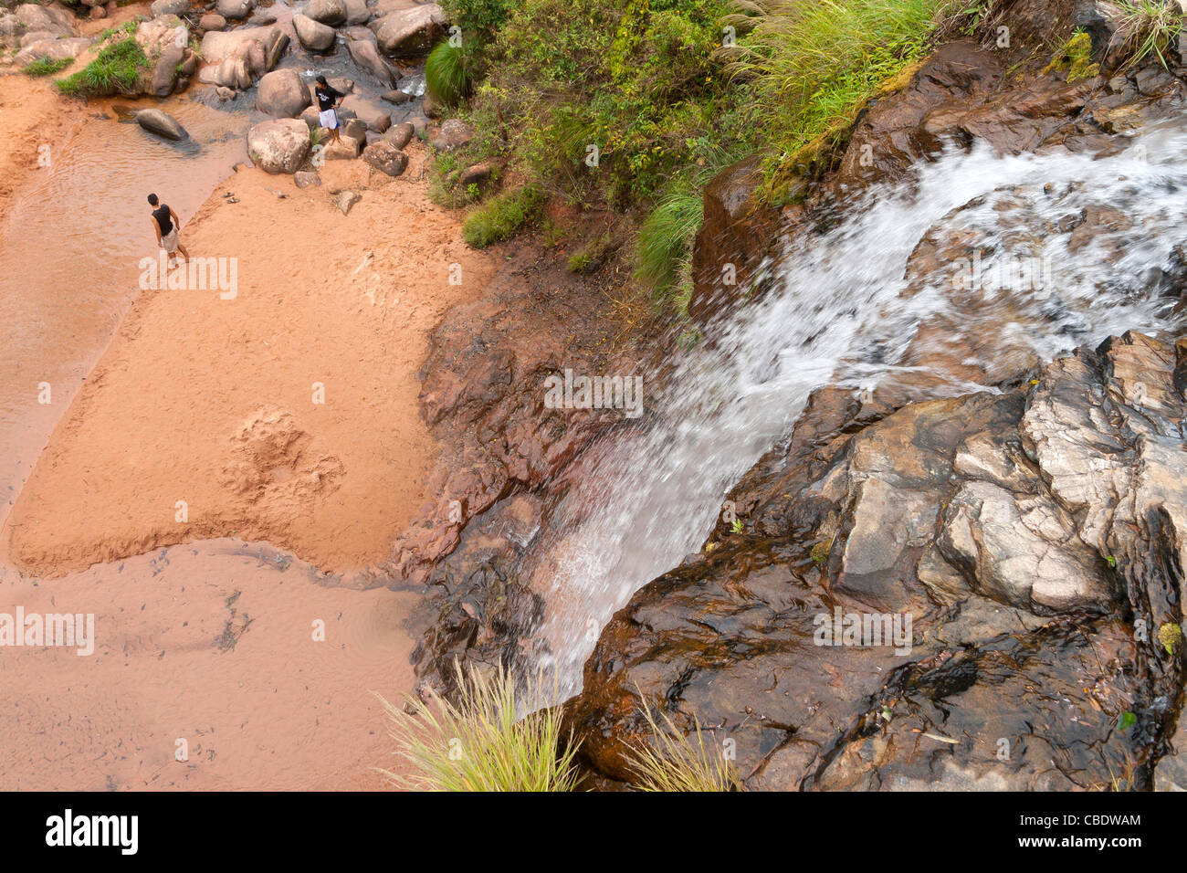 Waterfalls in Las Cuevas near Samaipata, Bolivia Stock Photo - Alamy