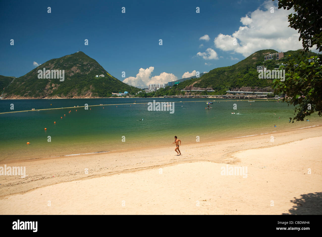 Beach Scene, Repulse Bay, Hong Kong Island, China Stock Photo - Alamy