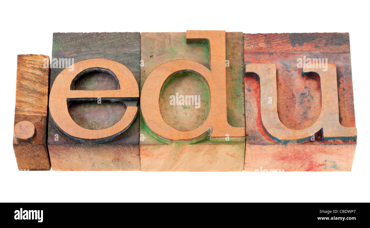 Edu educational education Cut Out Stock Images & Pictures - Alamy