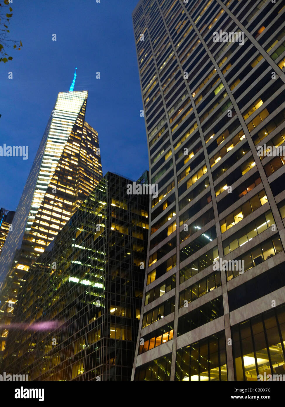 Bank of America tower also known as 1 Bryant Park in Manhattan NYC ...