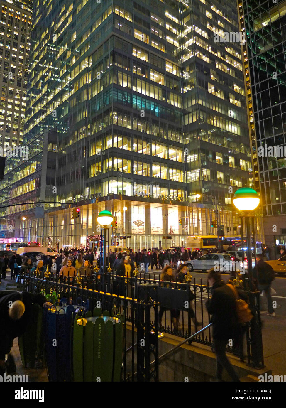 Bank of America tower also known as 1 Bryant Park in Manhattan NYC ...