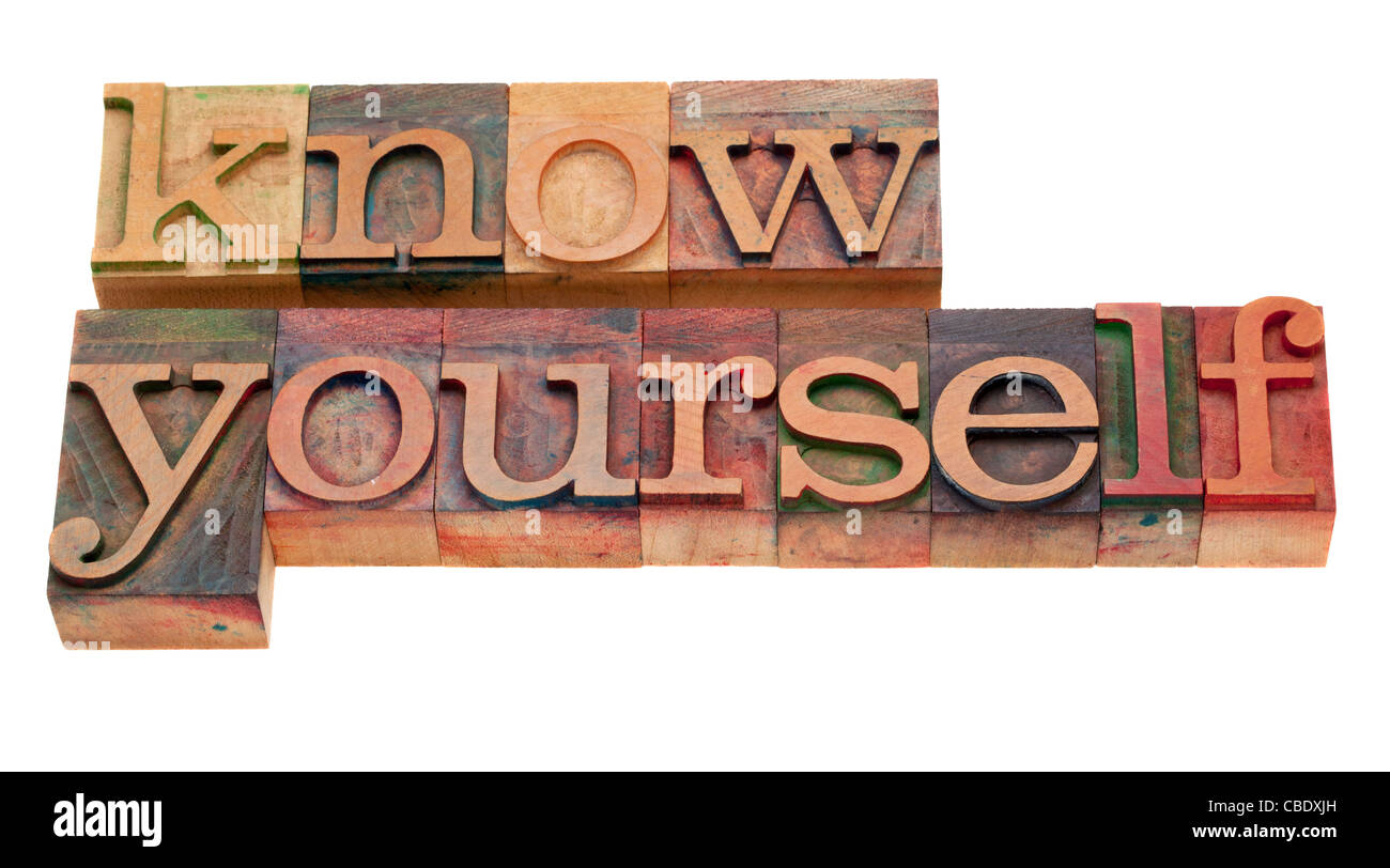 Self understanding hi-res stock photography and images - Alamy