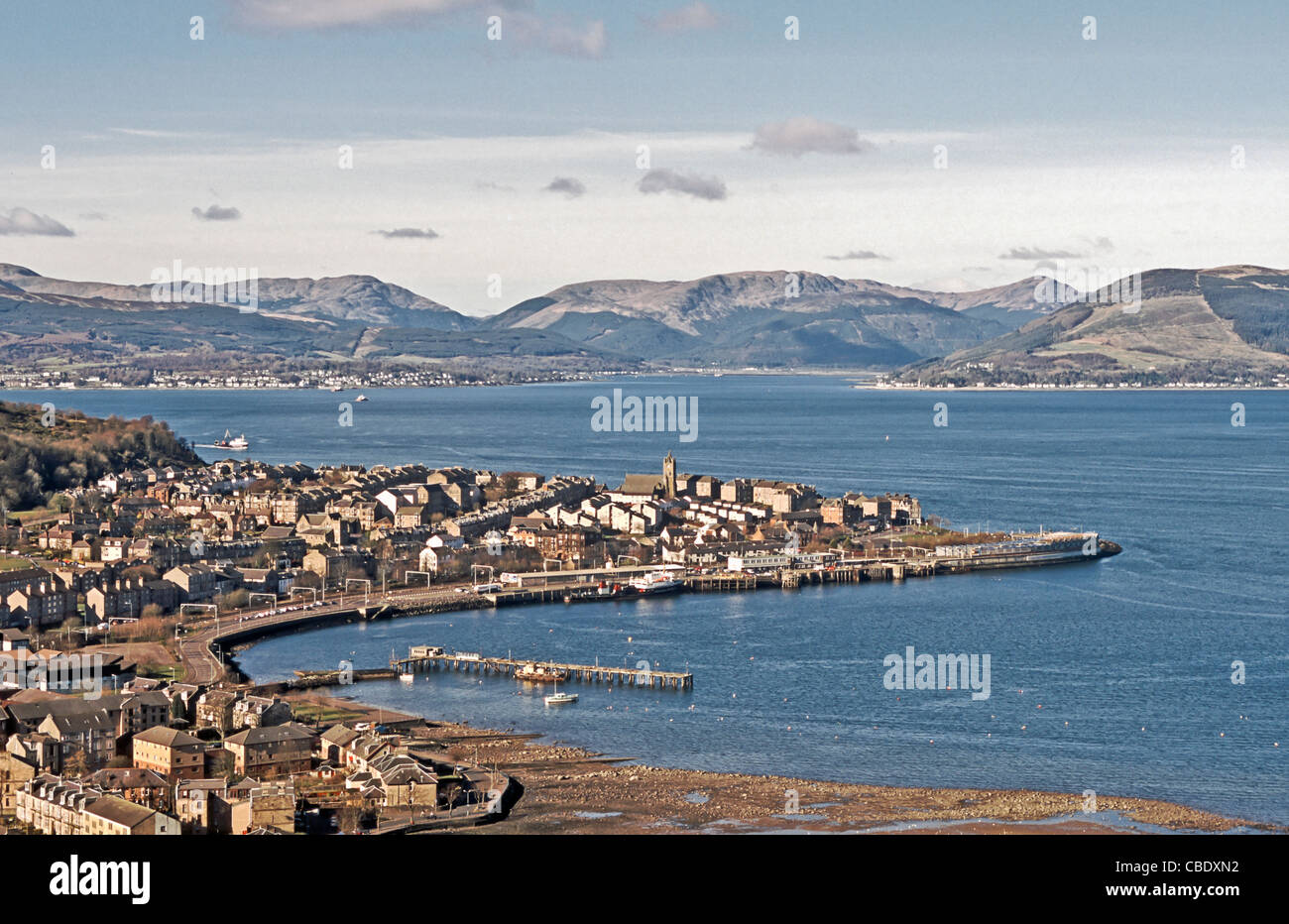 Gourock and river clyde estuary hi-res stock photography and images - Alamy