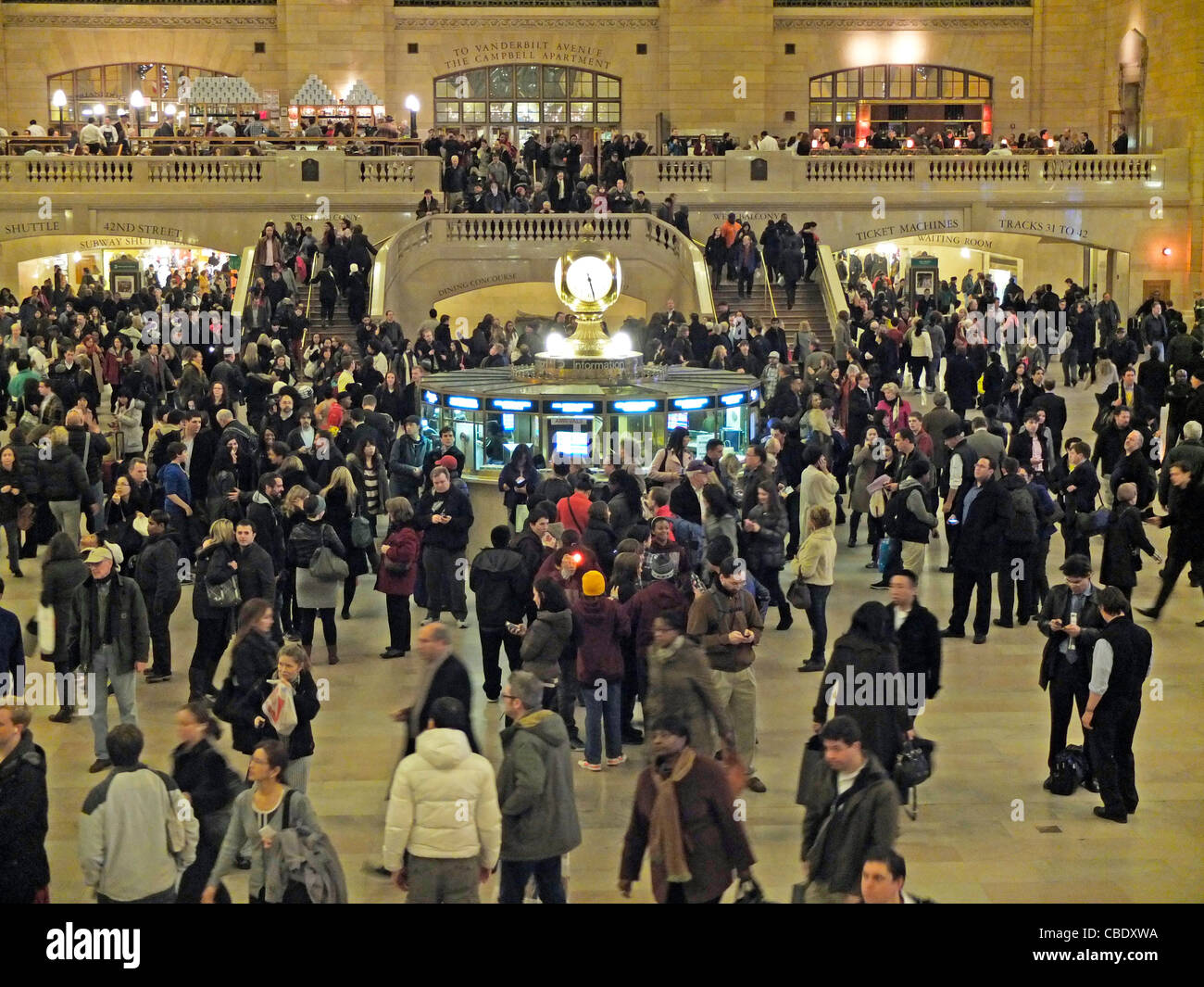 Rush Hour at Grand Central Station Stock Photo - Alamy