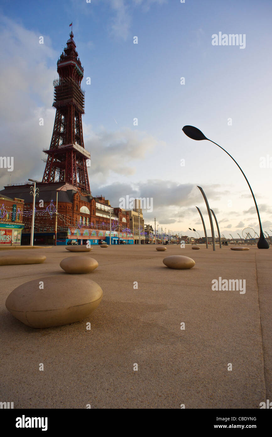 Blackpool's new seafront Stock Photo - Alamy