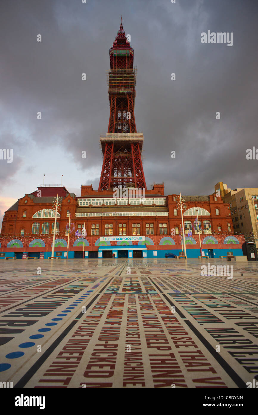 Blackpool's new seafront Stock Photo - Alamy
