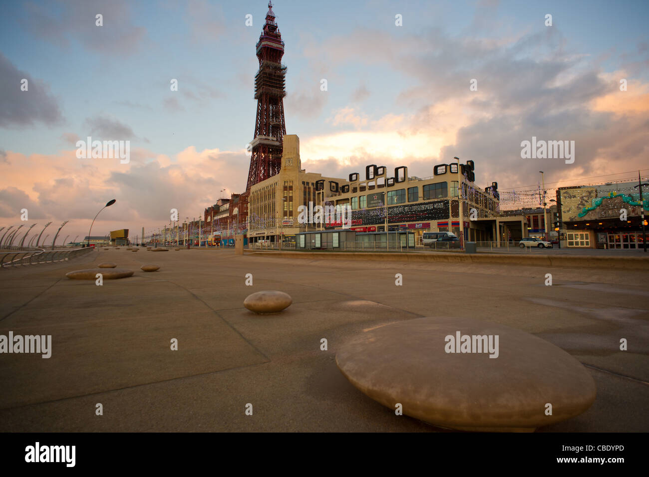 Blackpool's new seafront Stock Photo - Alamy