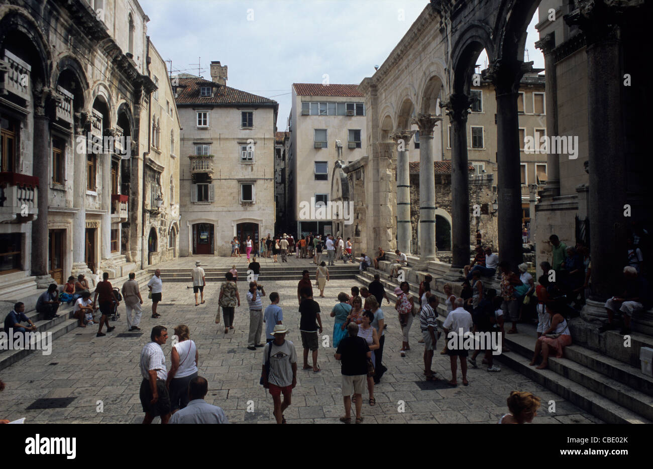 Croatia, Split, Diocletian's palace, Roman ruins Stock Photo - Alamy