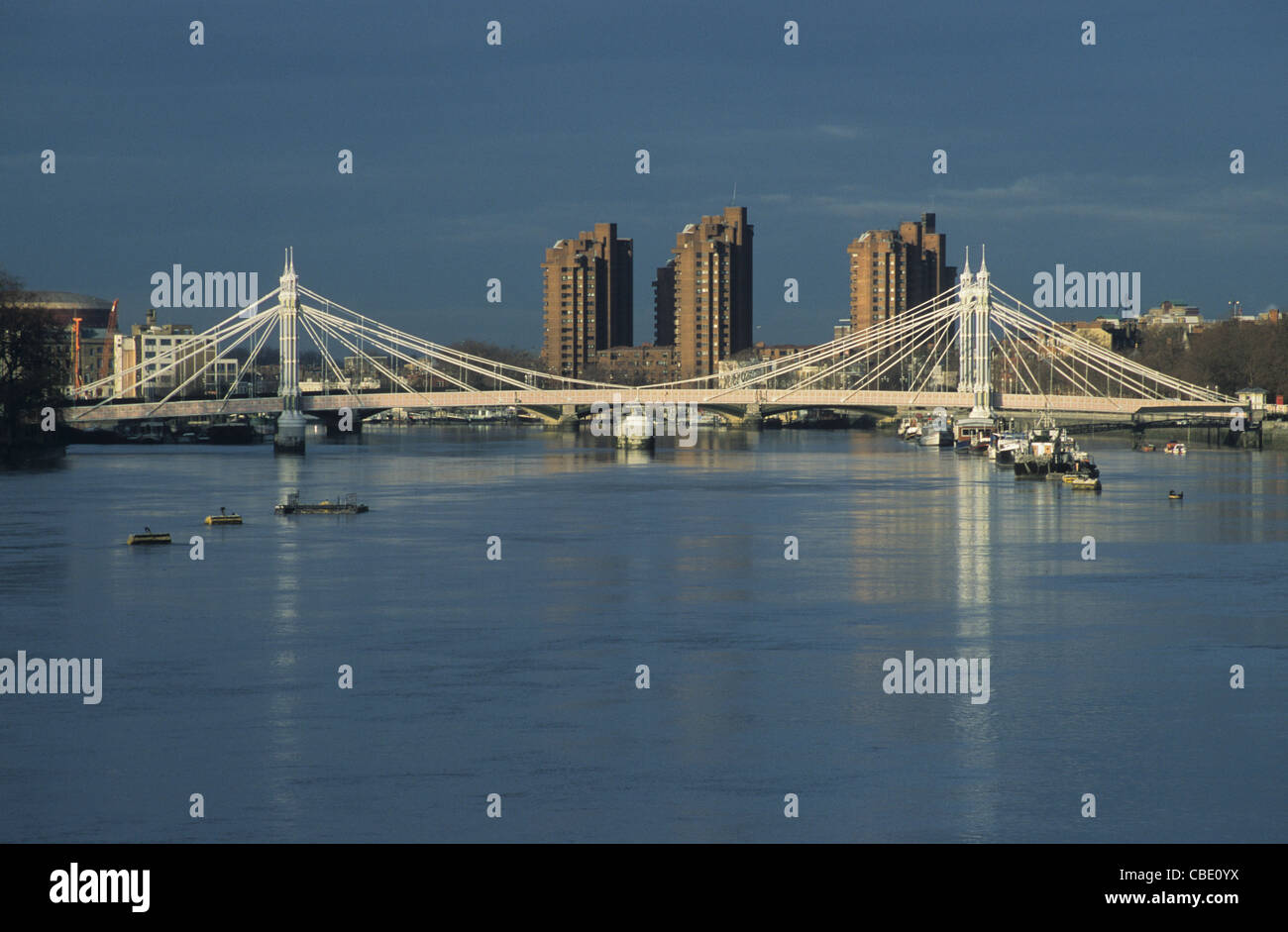 Albert Bridge, London, UK Stock Photo - Alamy