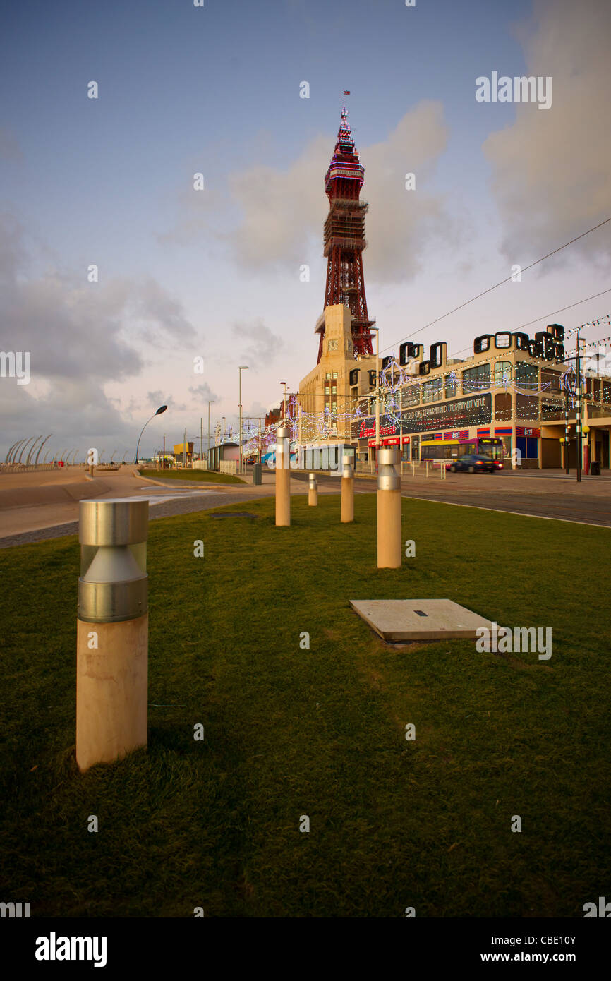 Blackpool's new seafront Stock Photo - Alamy