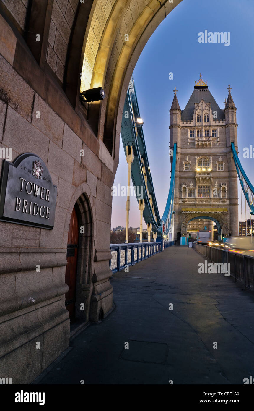 Tower Bridge at sunrise Stock Photo - Alamy