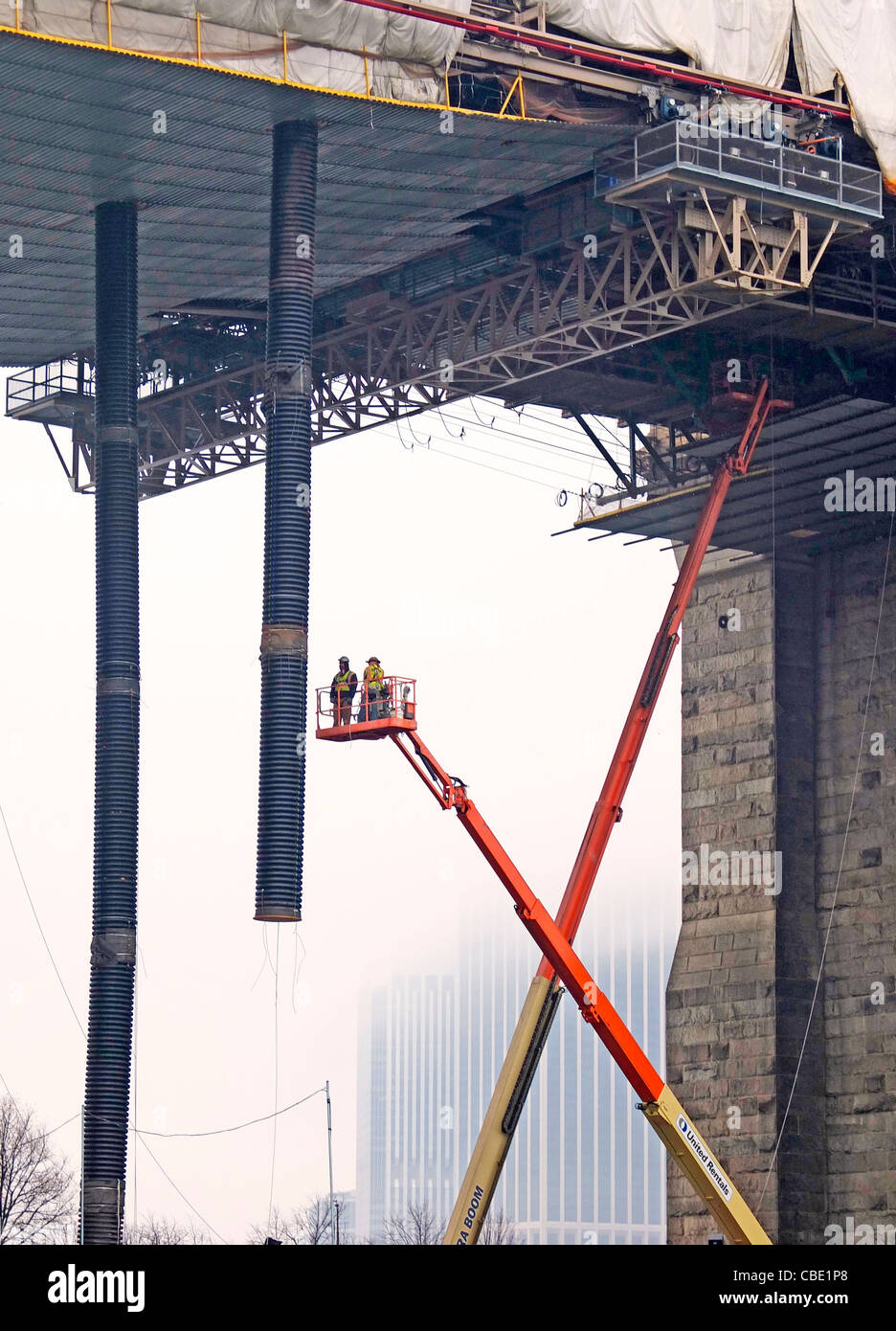 Bridge under repair hi-res stock photography and images - Alamy