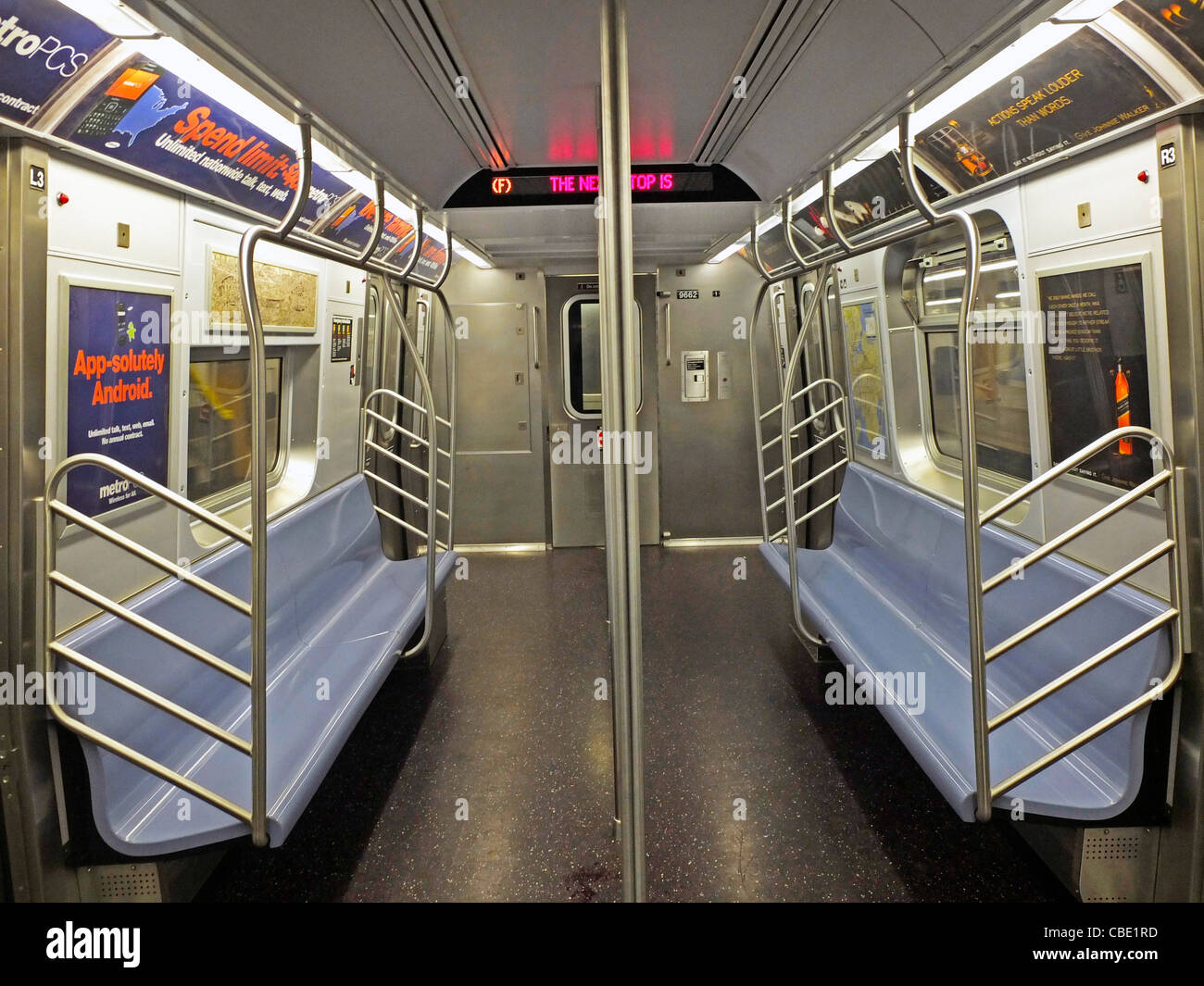 Empty Subway Car Train High Resolution Stock Photography and Images - Alamy