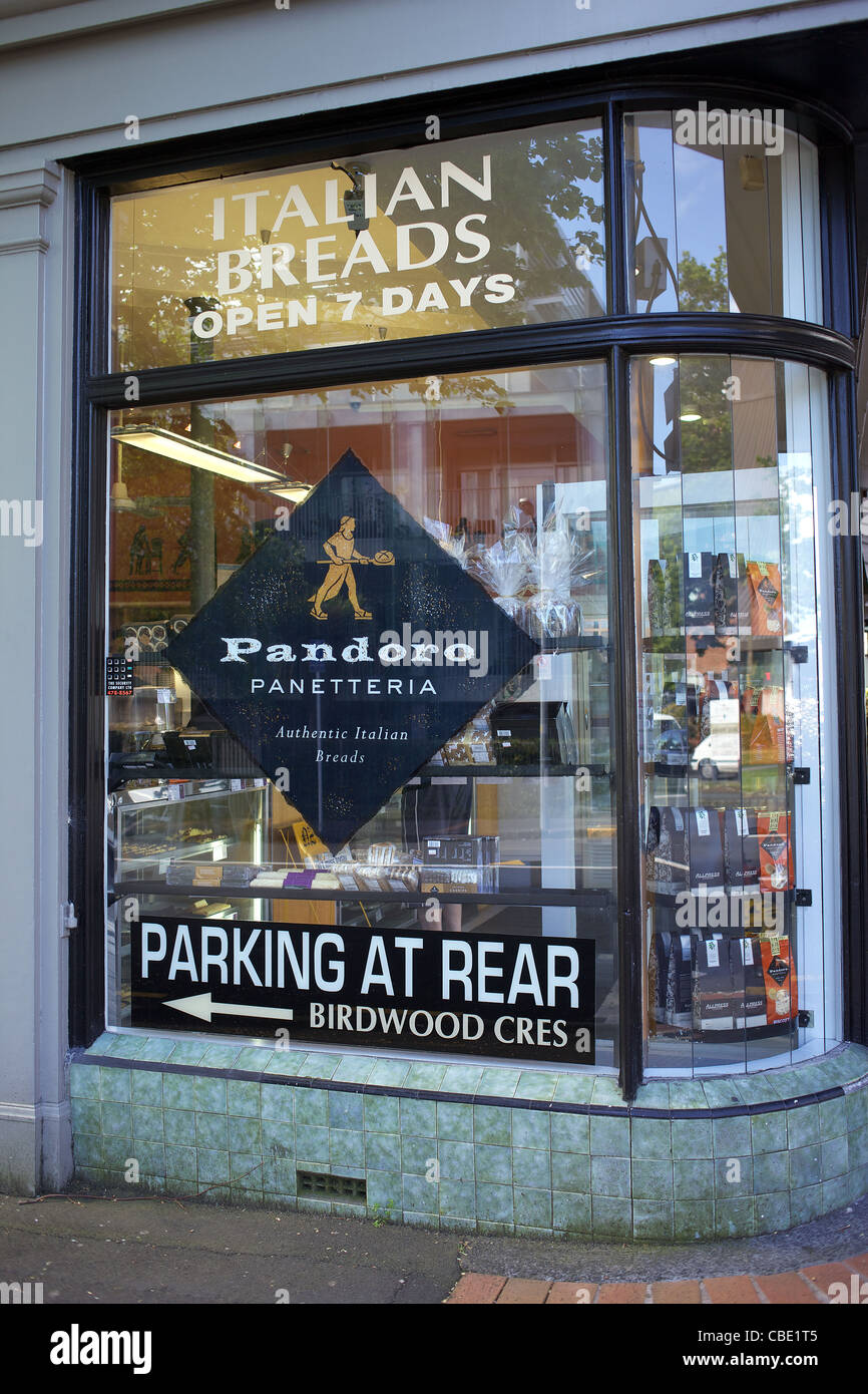 Pandoro Bakery, Parnell, Auckland, New Zealand Stock Photo - Alamy
