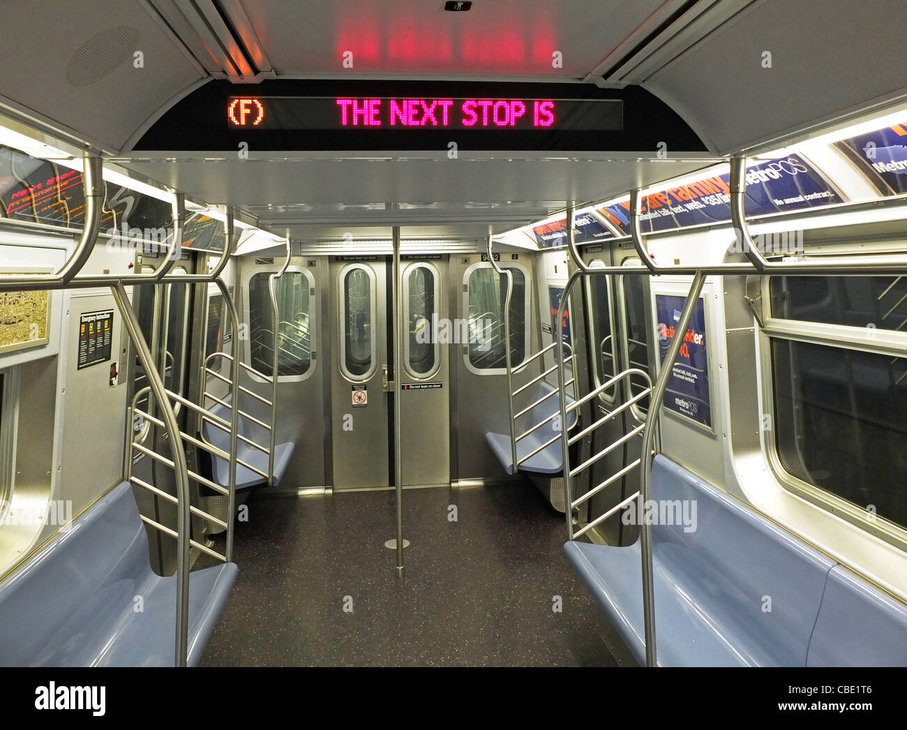 Empty Subway Car Train High Resolution Stock Photography and Images - Alamy