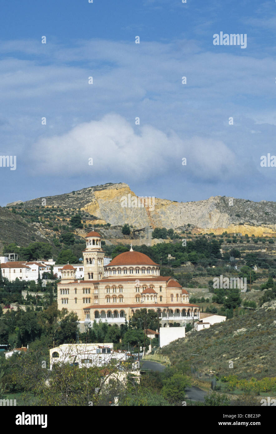 Agios Nektarios Monastery, Aegina Island, Greece Stock Photo - Alamy