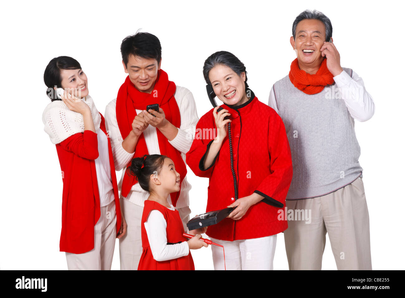 People on the phone Stock Photo - Alamy