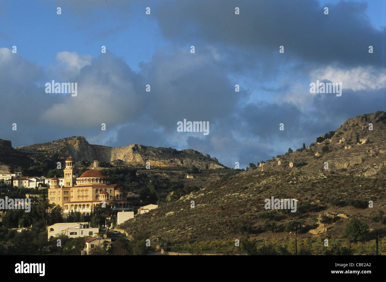 Agios Nektarios Monastery, Aegina Island, Greece Stock Photo - Alamy