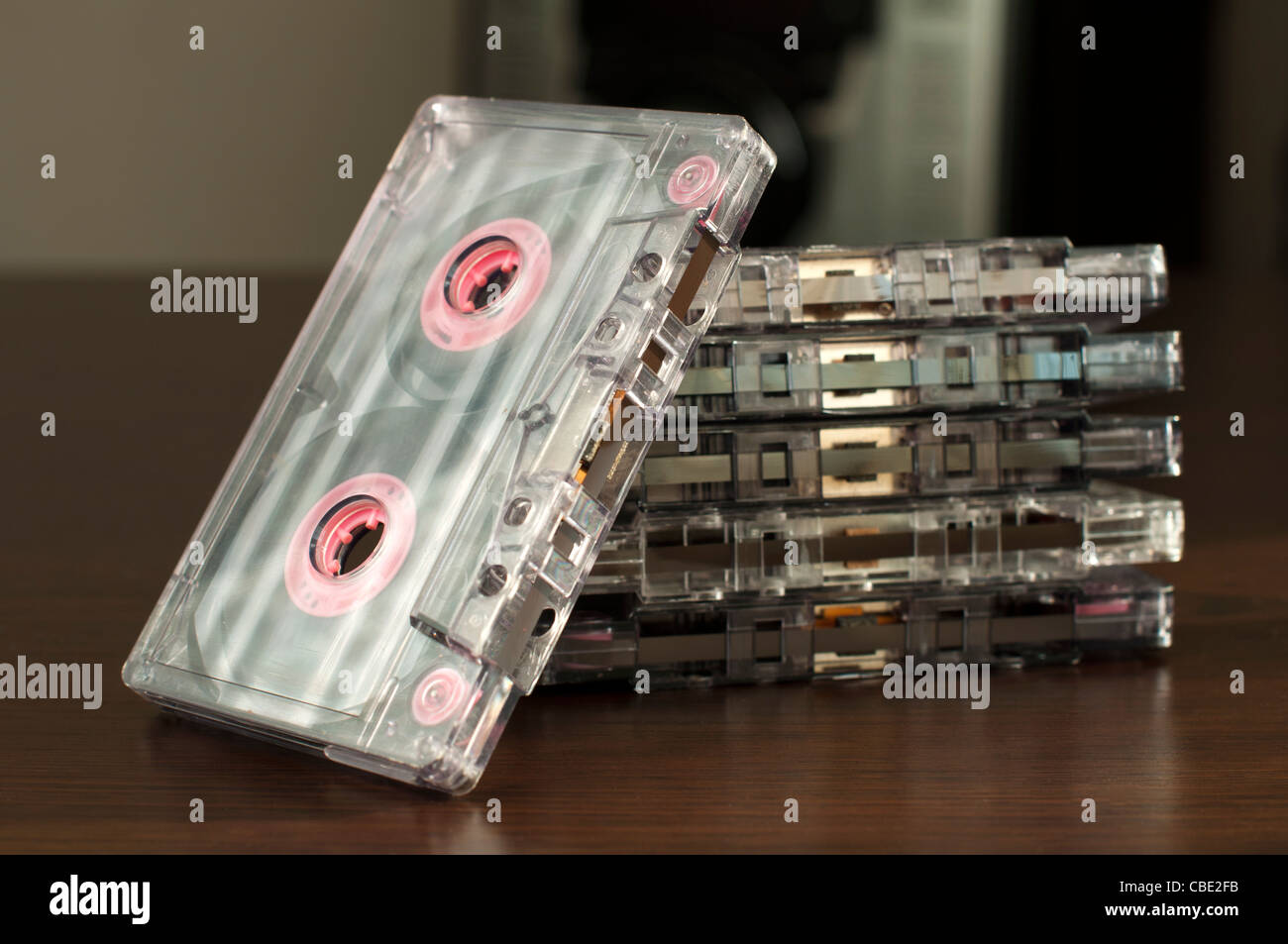 Cassette tape pile hi-res stock photography and images - Alamy