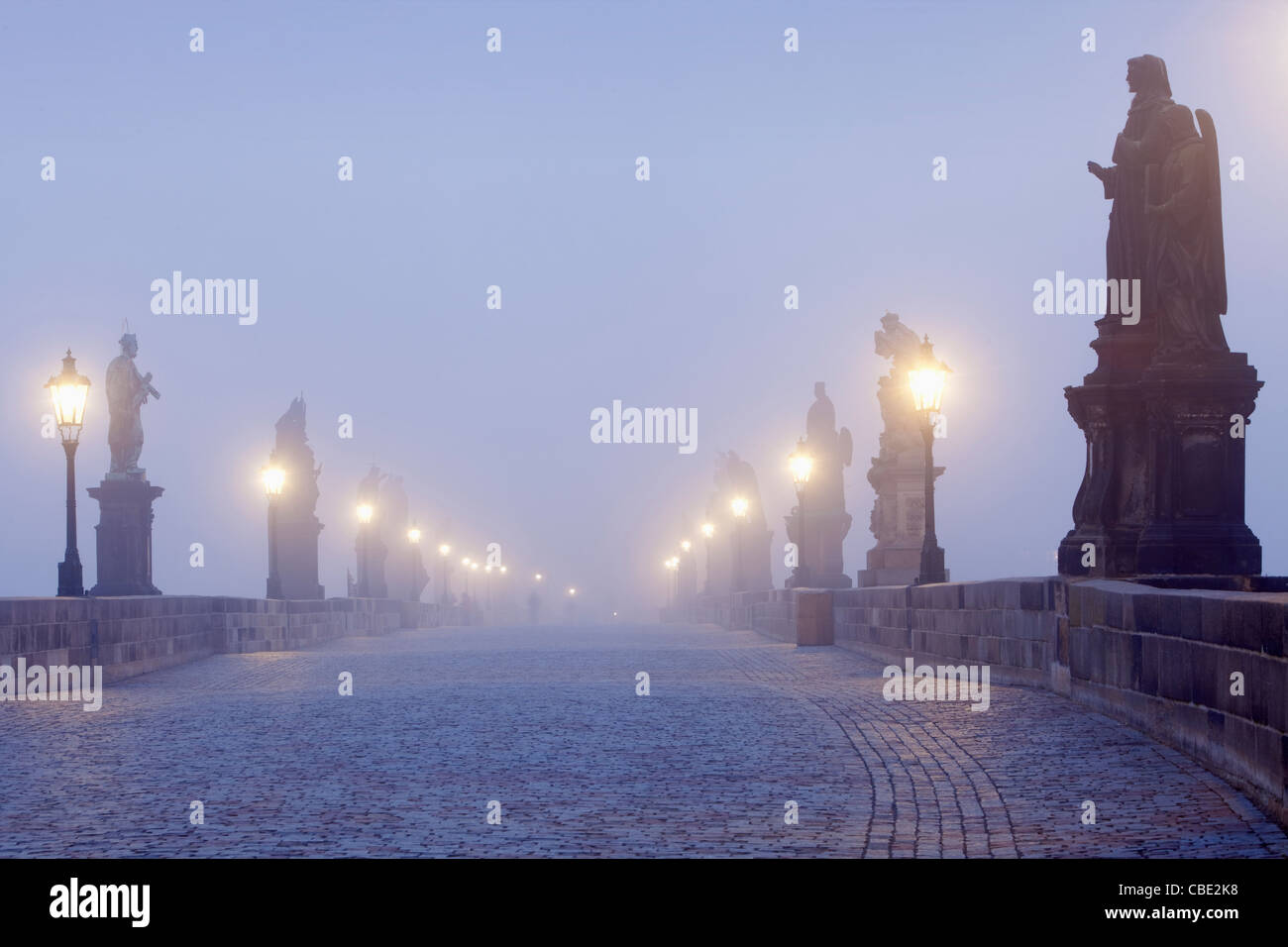 Prague Bridge Mist High Resolution Stock Photography and Images - Alamy