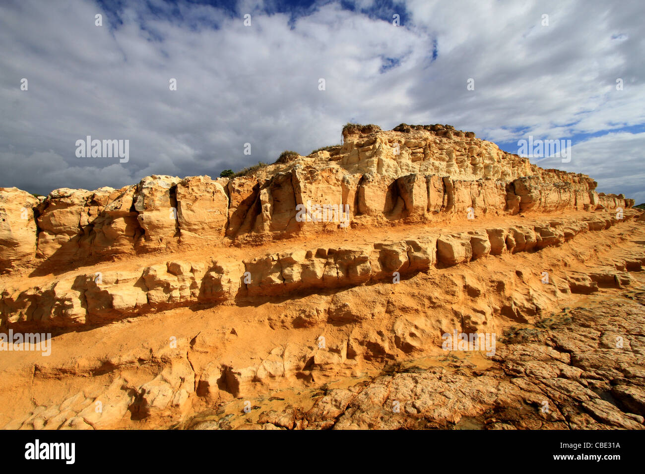 Rock Formation, Half Moon Bay, Antigua Stock Photo - Alamy