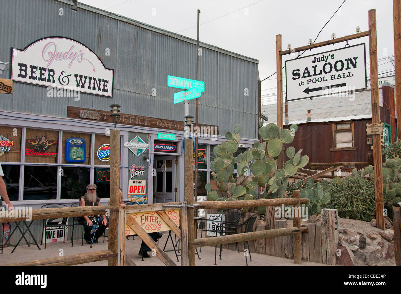 Oatman Arizona Route 66 Mining Town Main Street United States National ...