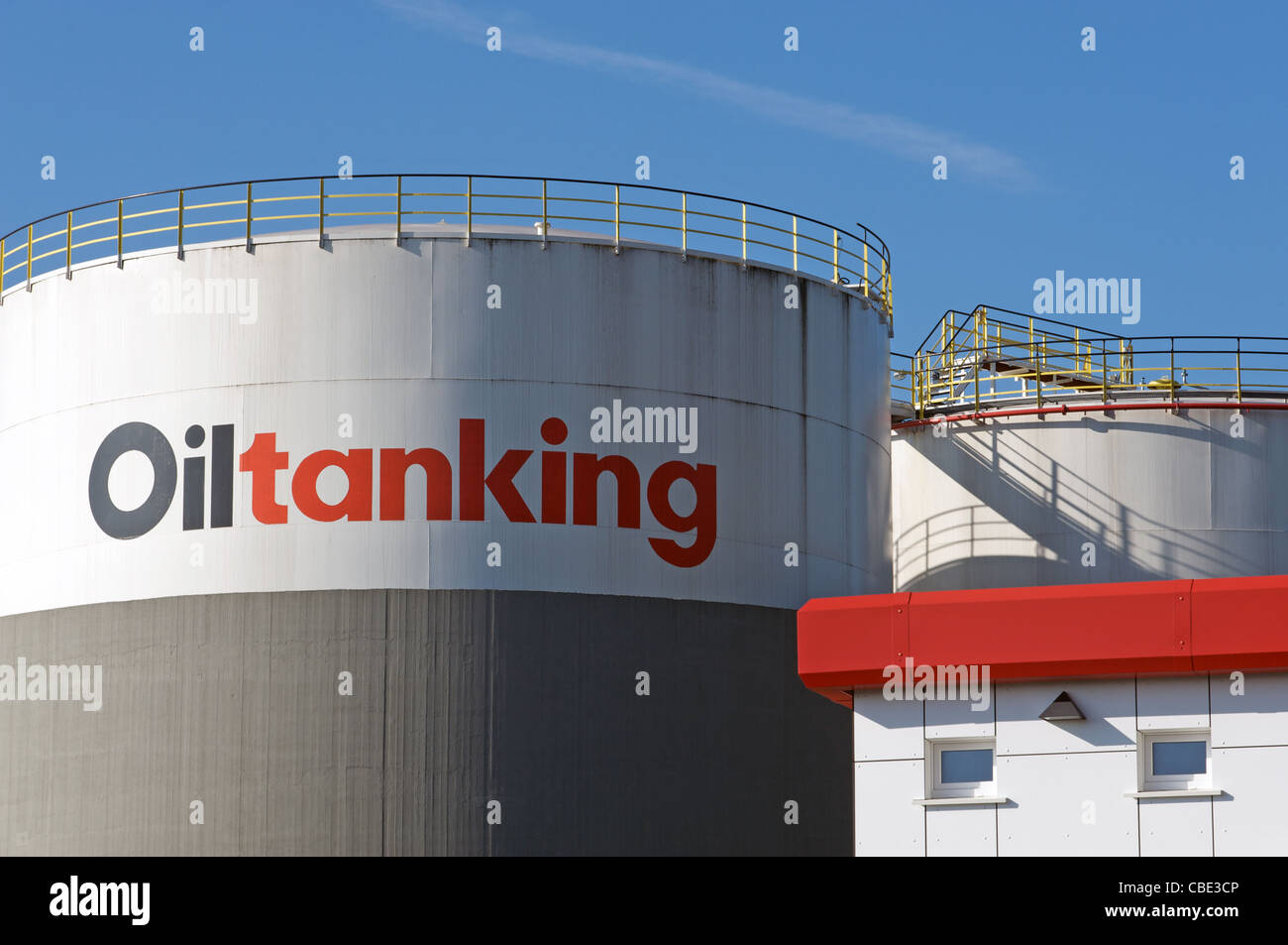 Oil tank storage, Duisburg, Germany Stock Photo - Alamy