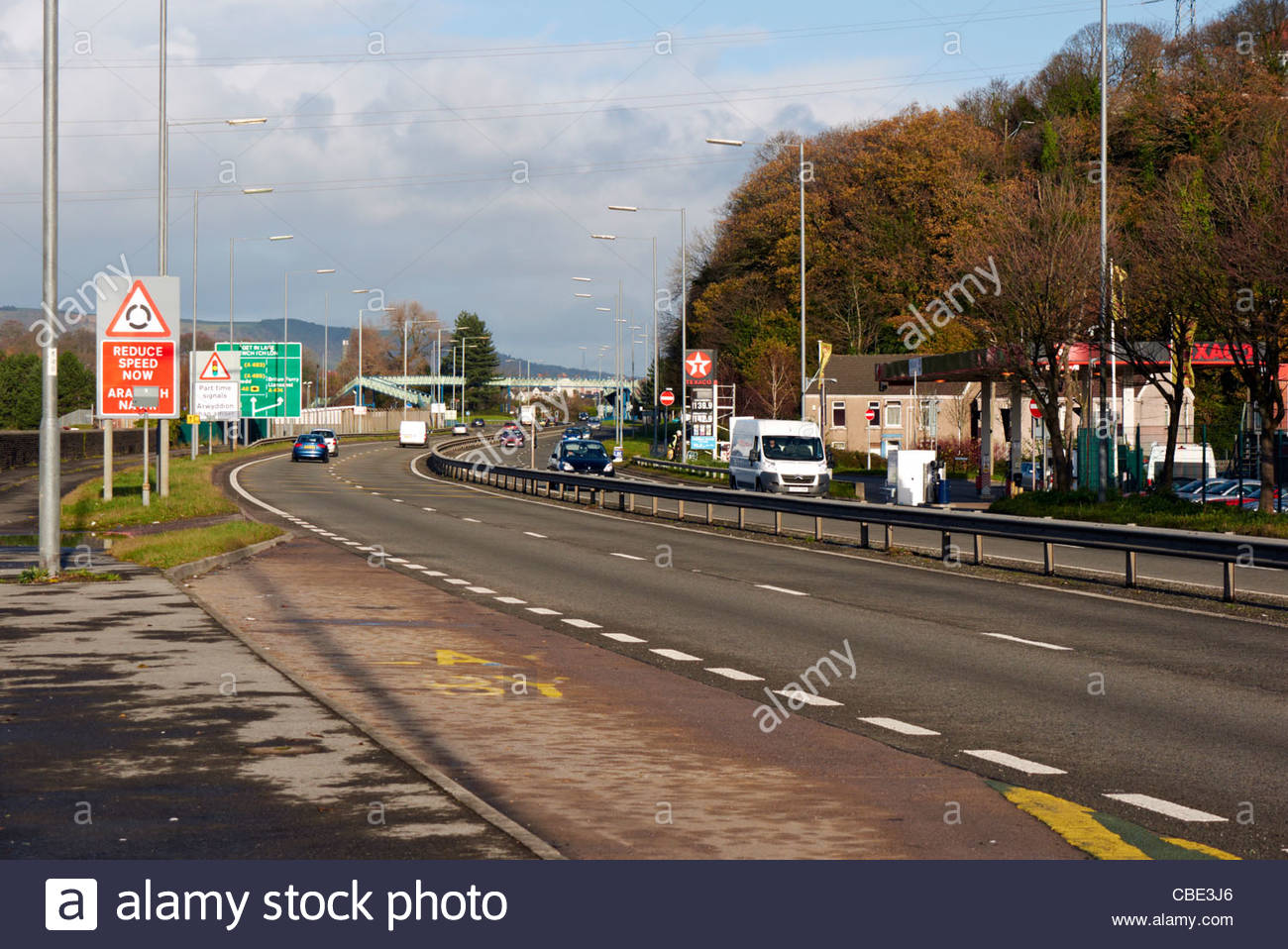 Dual Carriageway Sign Stock Photos & Dual Carriageway Sign Stock Images ...
