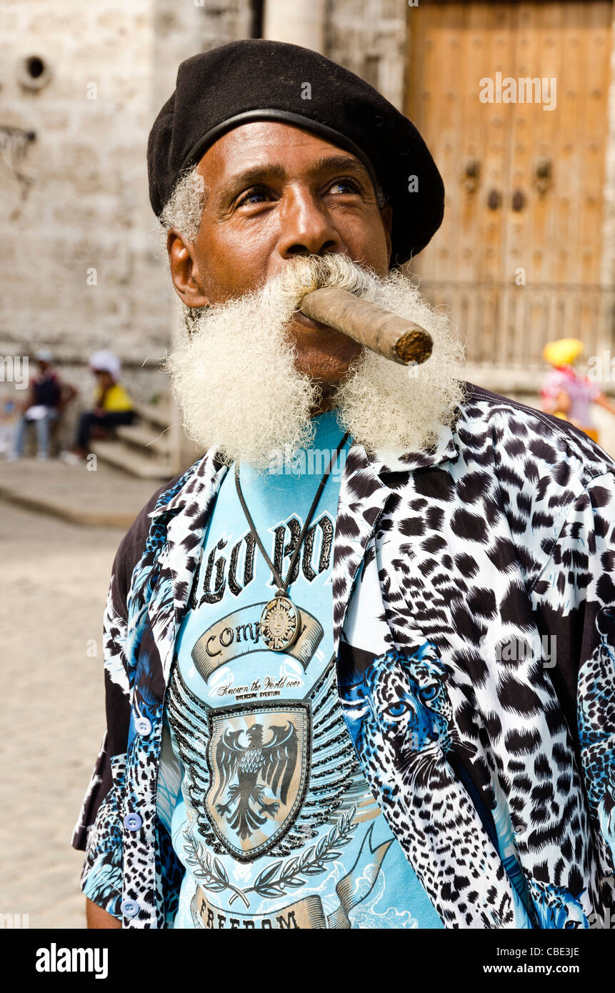 Man smoking cigar hi-res stock photography and images - Alamy