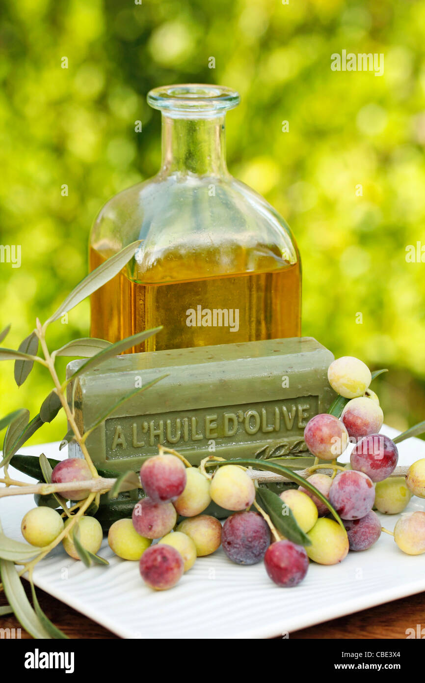 Olive oil soap hi-res stock photography and images - Alamy