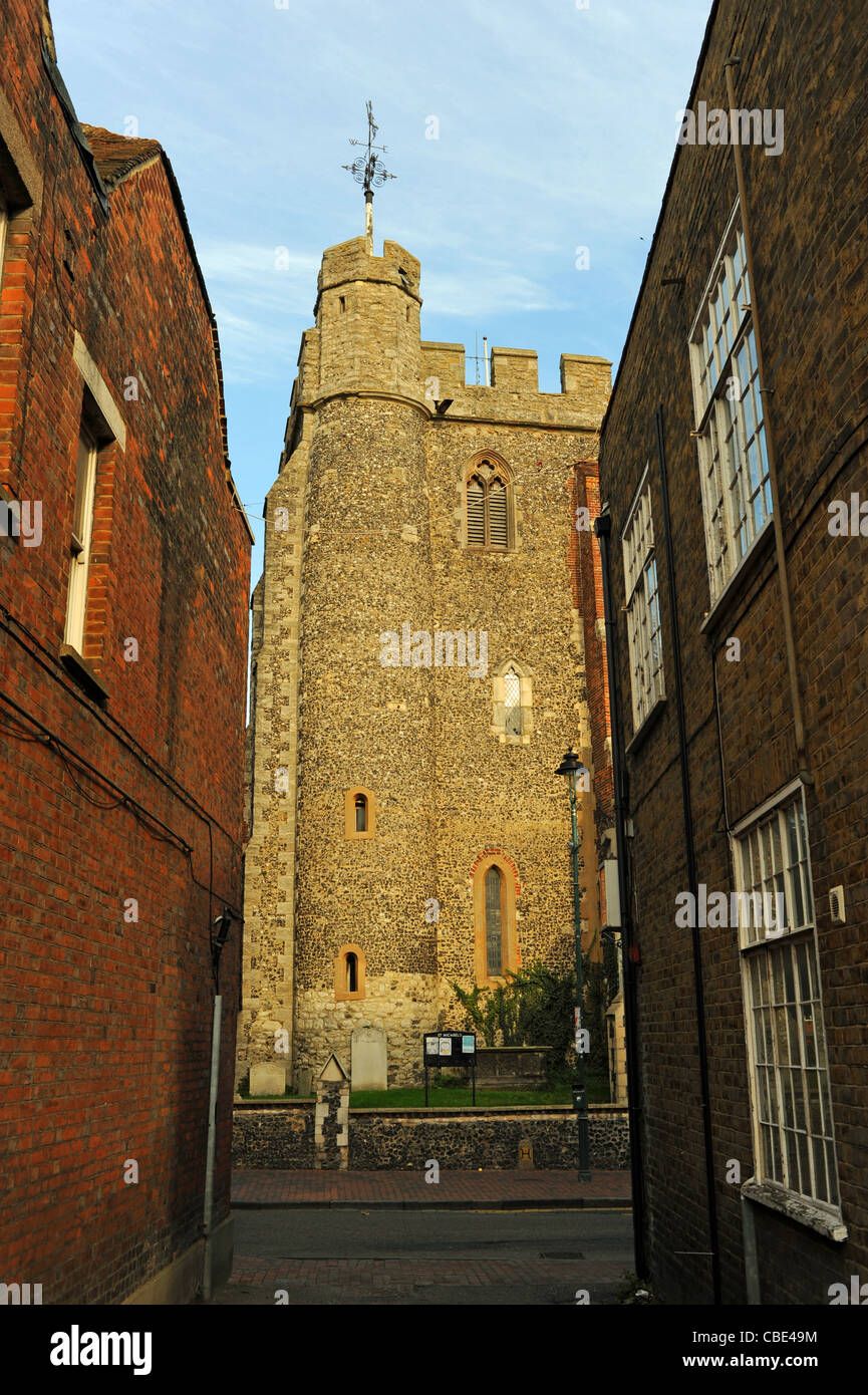 St Michael's church in Sittingbourne High Street Kent UK Stock Photo ...