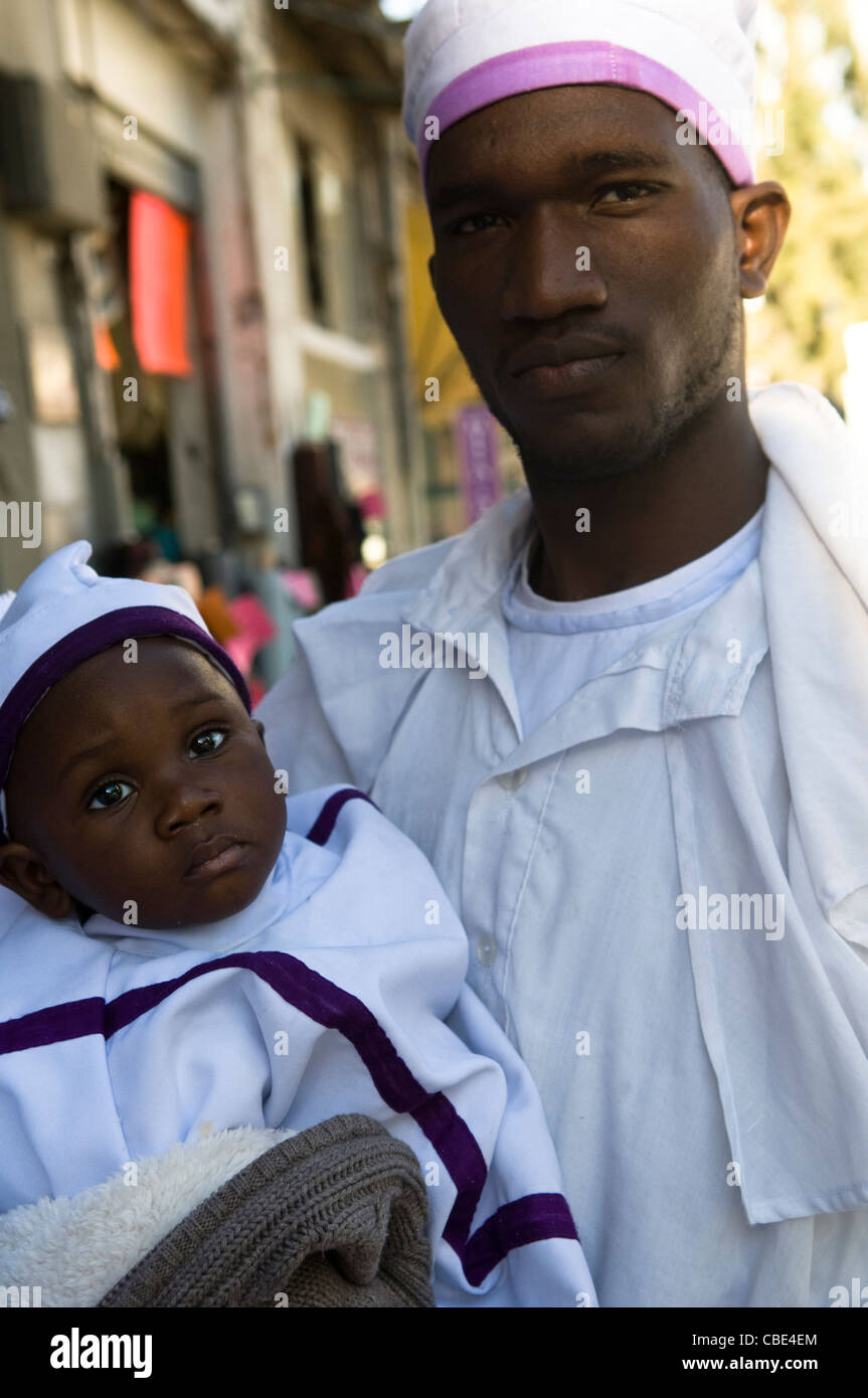 A Nigerian Father & his Son during their pilgrimage trip to the holy ...