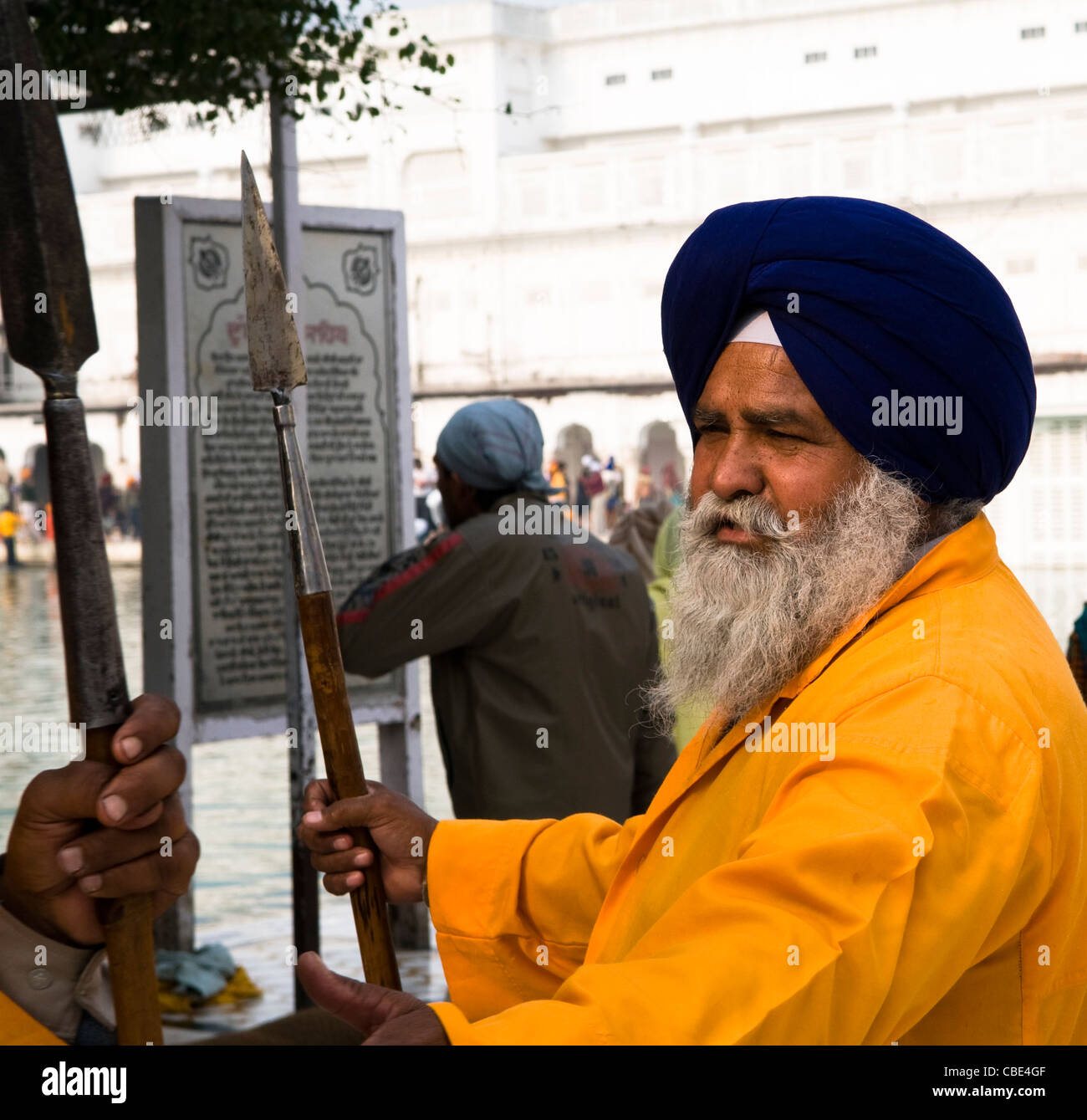 Portrait of a sikh man taken in amritsar hi-res stock photography and ...