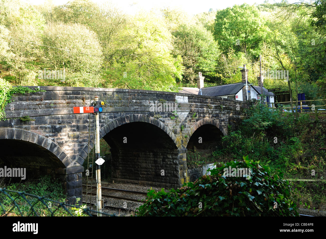 Grindleford Train Station Derbyshire England.(Totley tunnel Stock Photo ...