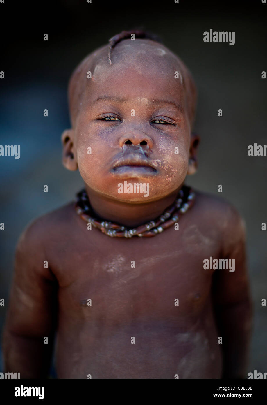 Himba Young Boy, Angola Stock Photo - Alamy