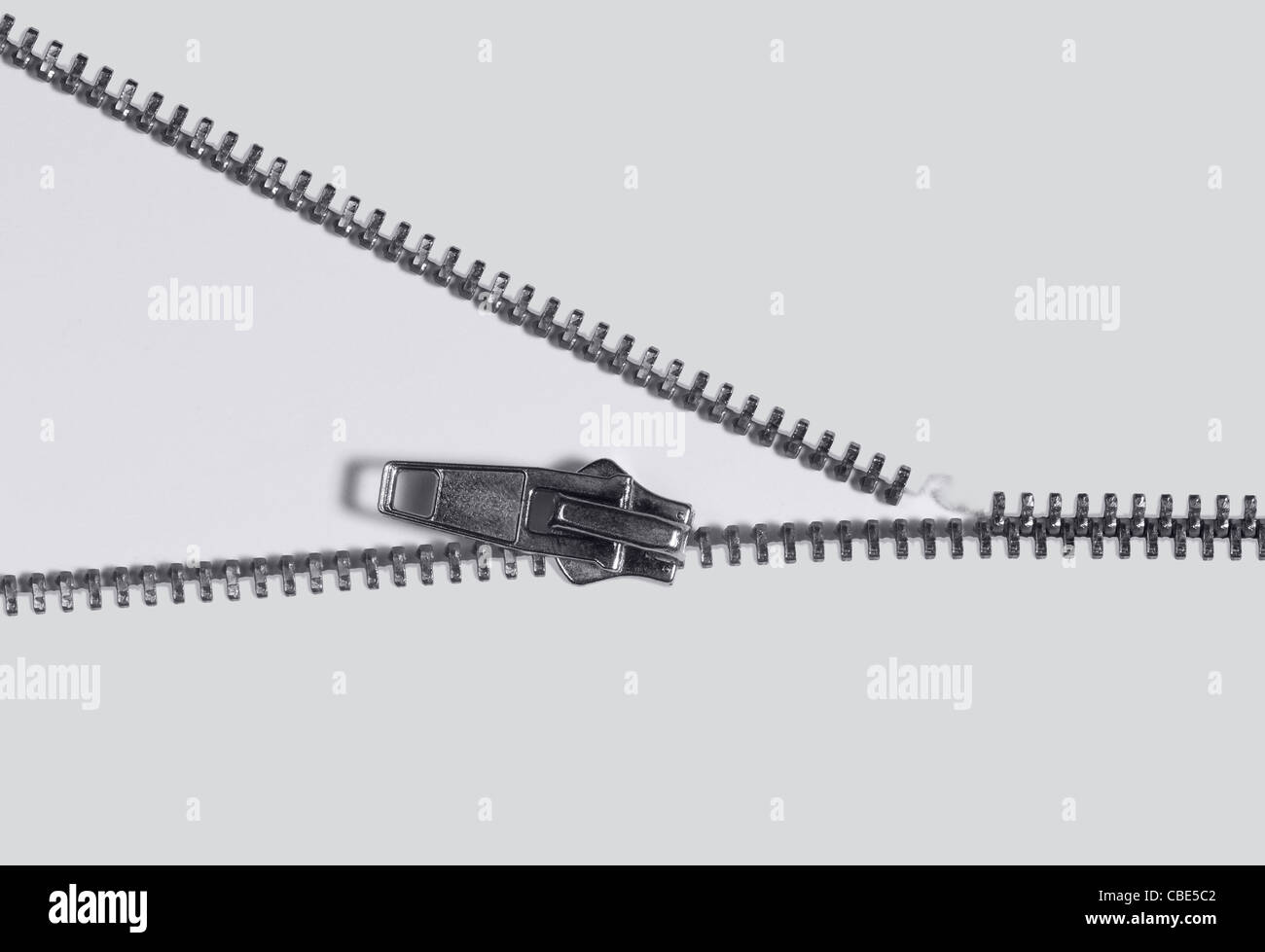 Zip undone hi-res stock photography and images - Alamy