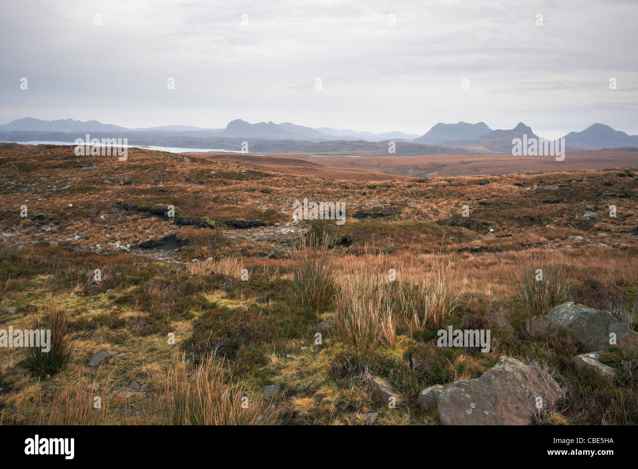 deserted panoramic scenery in Scotland Stock Photo - Alamy