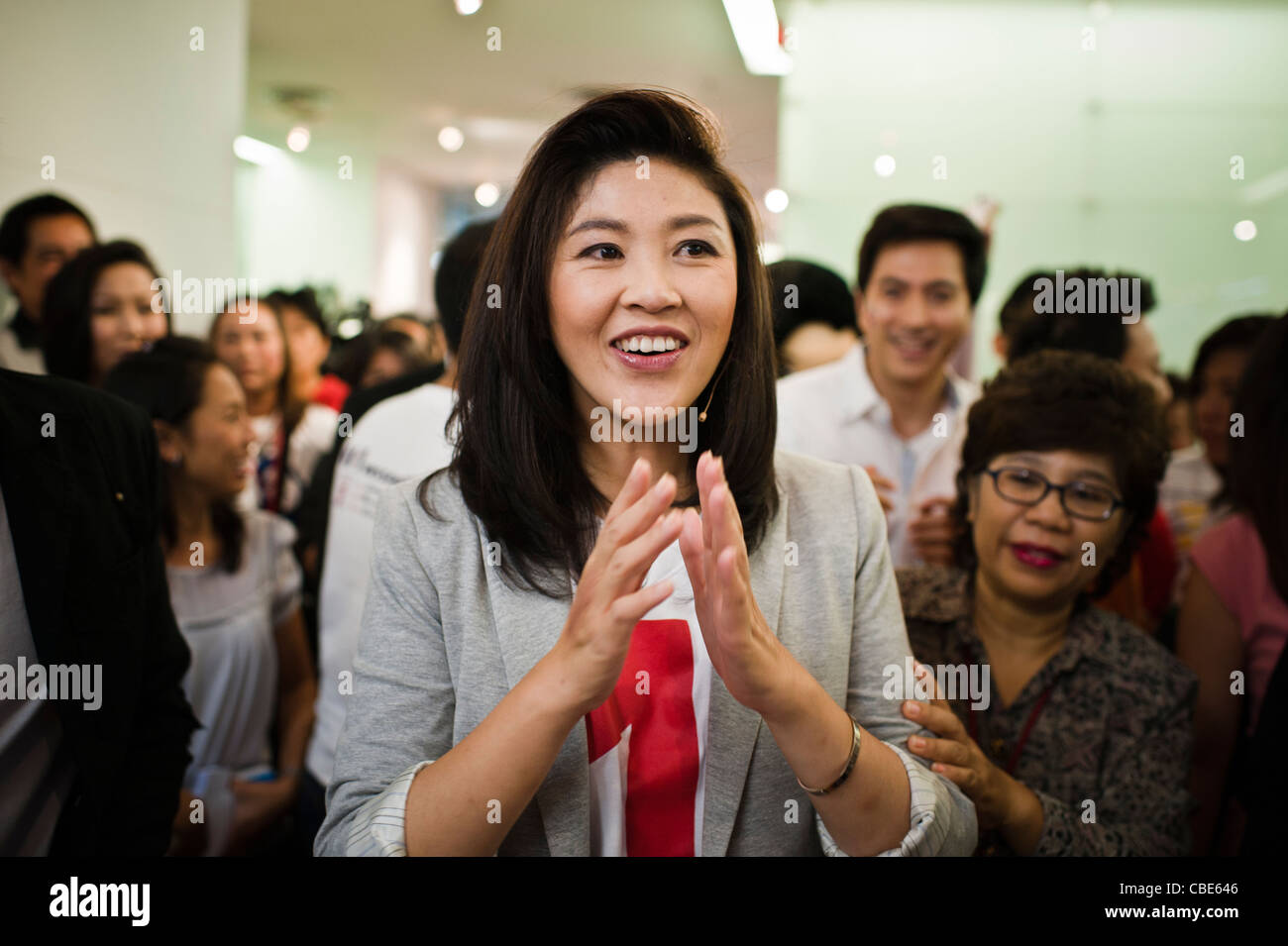 Yingluck shinawatra smile hi-res stock photography and images - Alamy