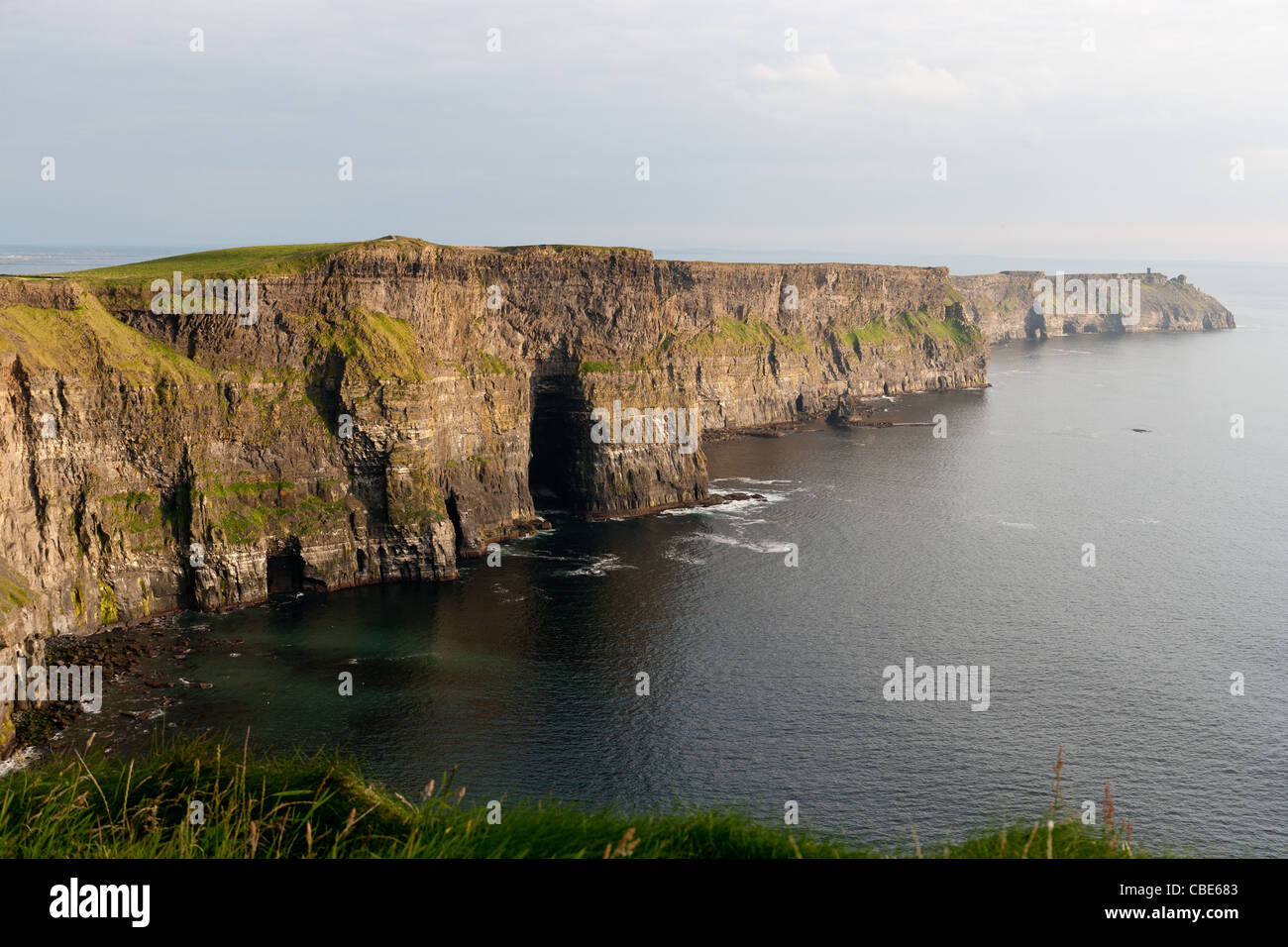 Cliff of moher at dusk. Awesome view of one of Ireland's most beautiful ...