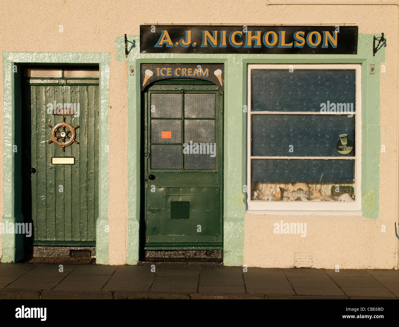 Traditional Ice Cream Shop, Pittenweem, Fife, Scotland Stock Photo - Alamy