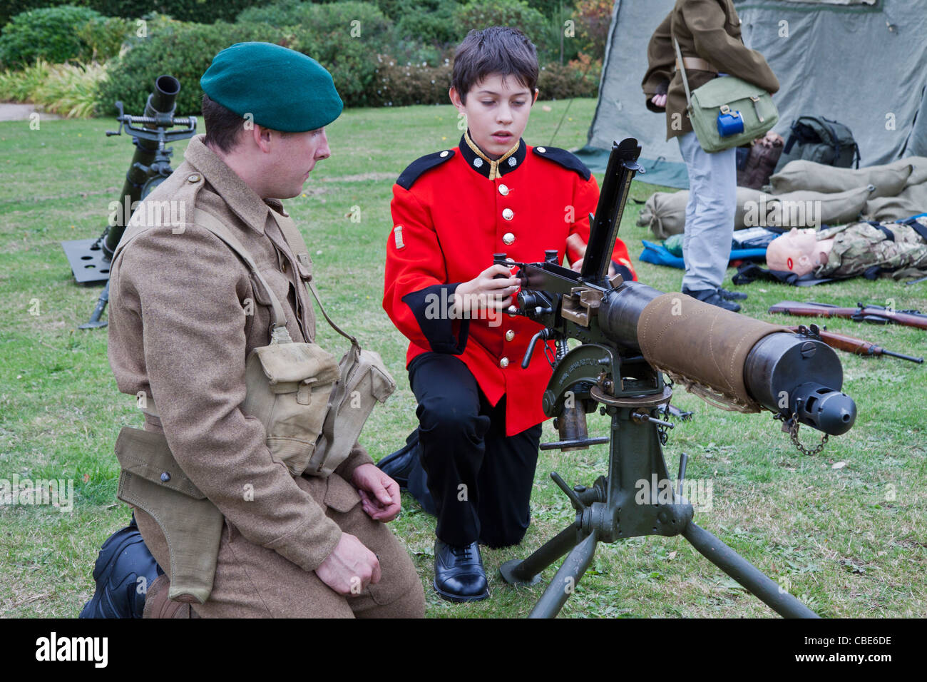 Royal Marines Museum 1940's day Stock Photo - Alamy